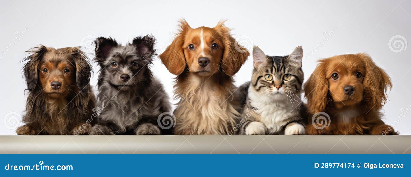 Pet banner stock illustration. Illustration of smile - 289774174