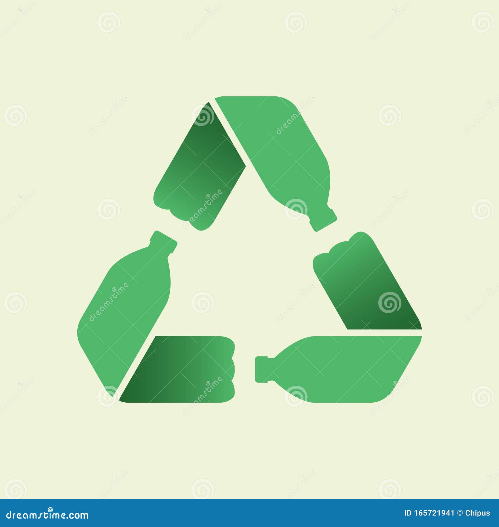 Pet Bottles Form Mobius Loop or Recycling Symbol with Arrows Stock ...