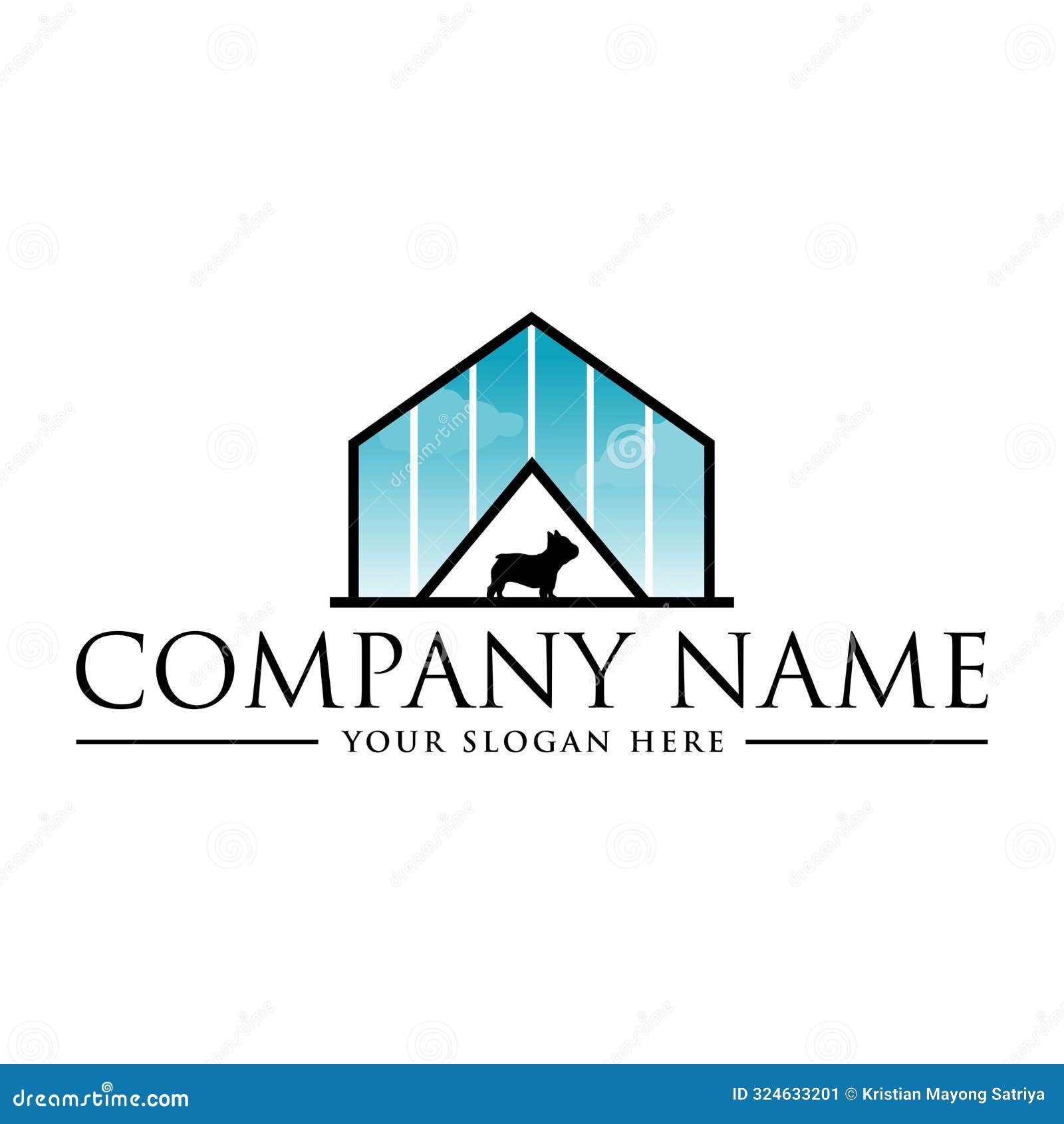 Pet Care,dog House Logo Design Element Stock Illustration ...