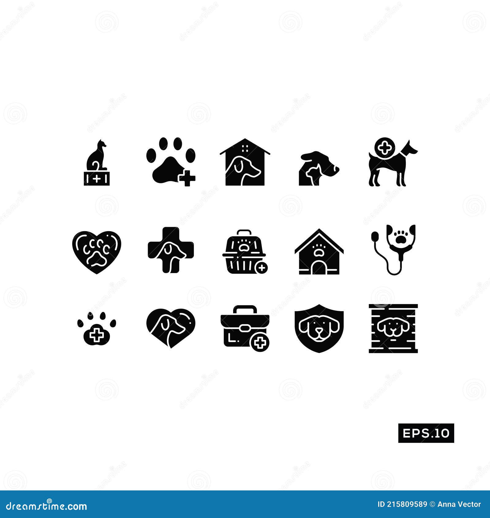 Pet Care Icon Vector. Pet Health Icon Vector Illustration Template for ...
