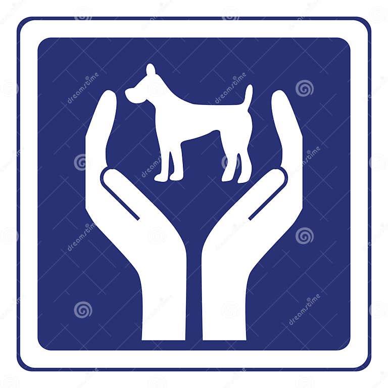 Pet care sign stock vector. Illustration of abandoned - 12575073