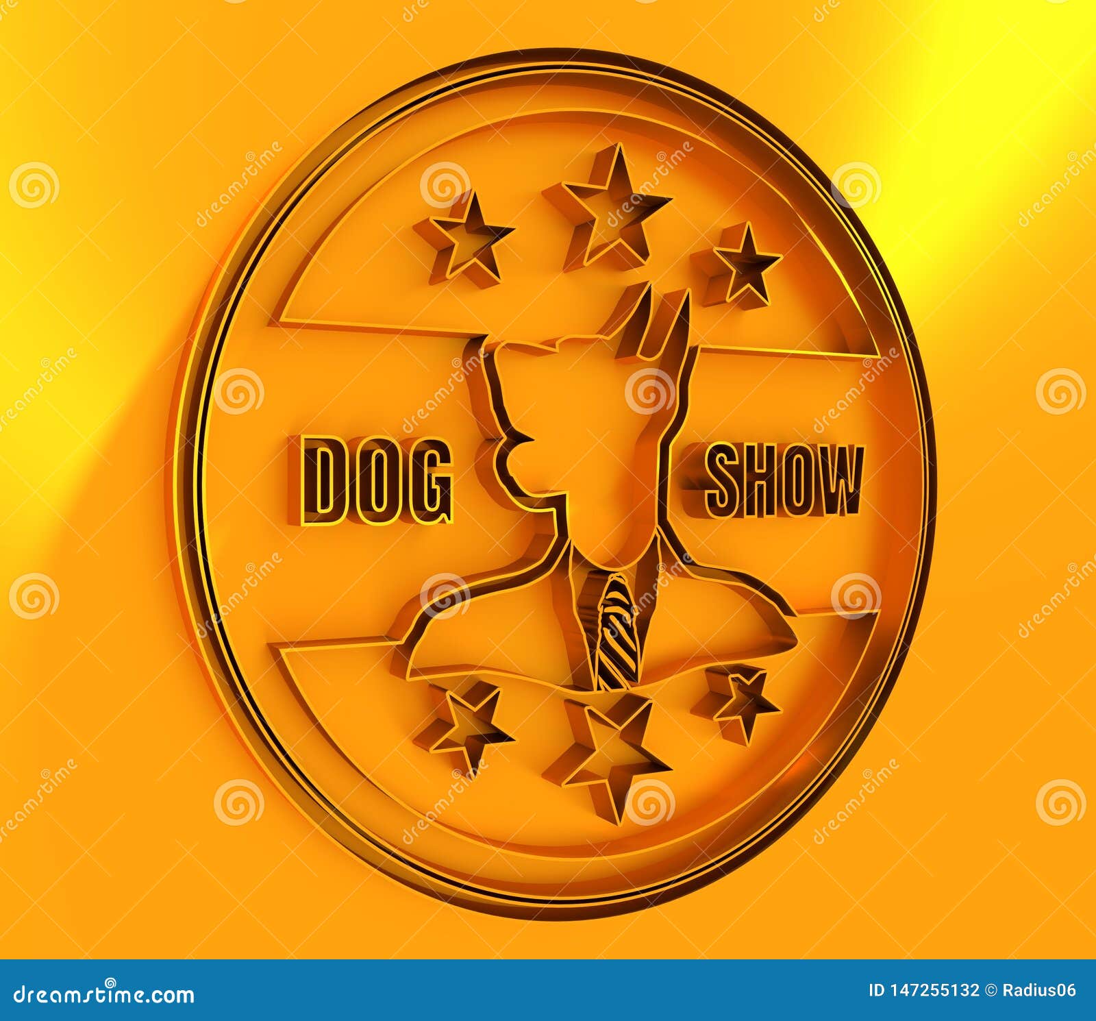 Pet emblem design. stock illustration. Illustration of head - 147255132