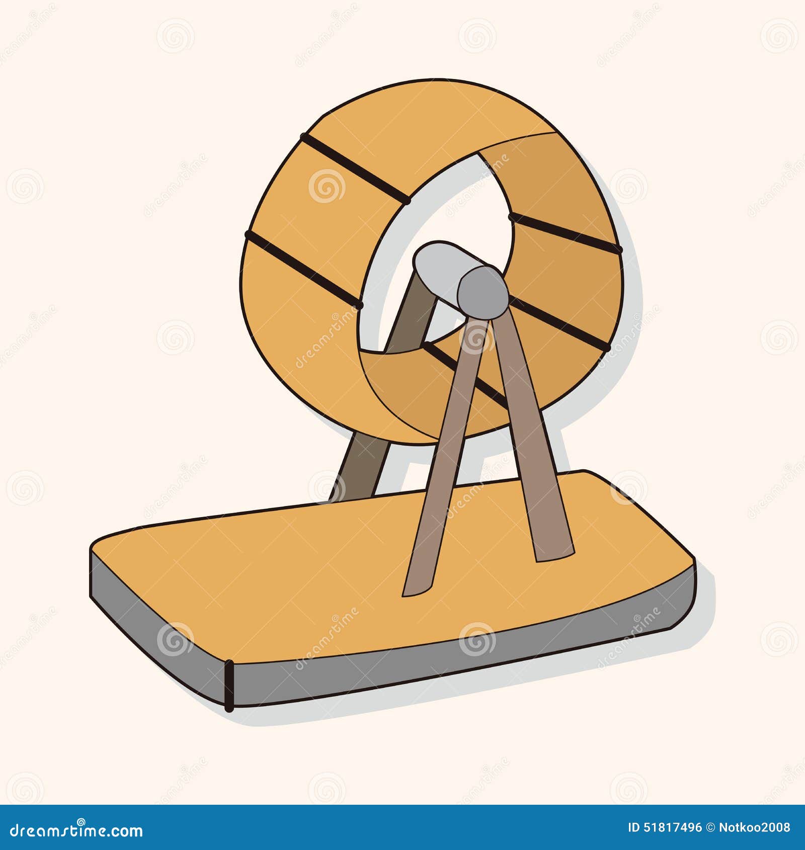 Pet Exercise Wheel Theme Element Vector,eps10 Stock Vector ...