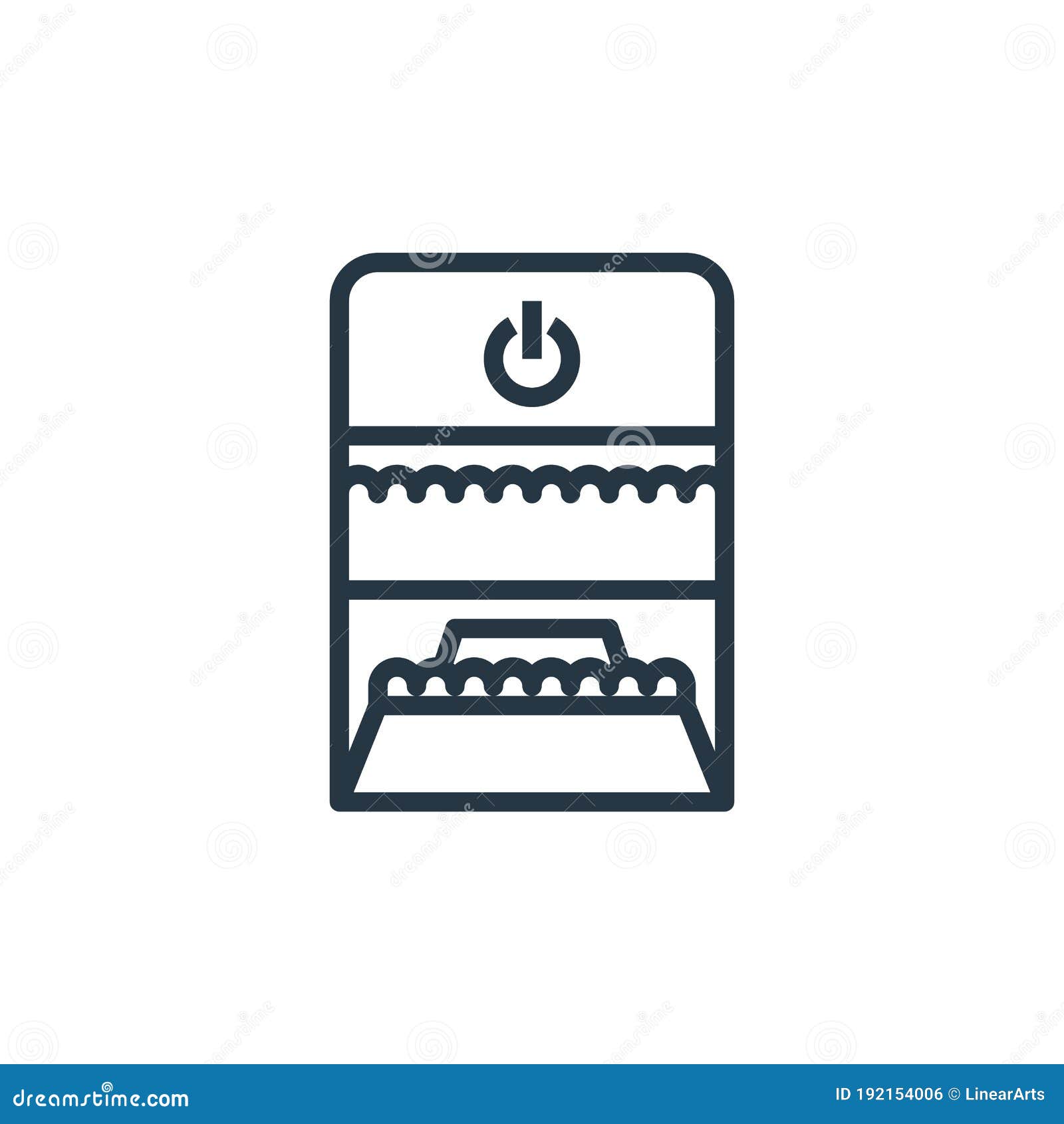 Pet Feeder Icon Vector from Smarthome Concept. Thin Line Illustration ...