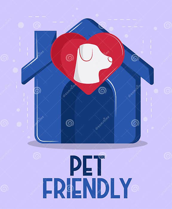 Pet friendly banner stock vector. Illustration of friend - 237501331