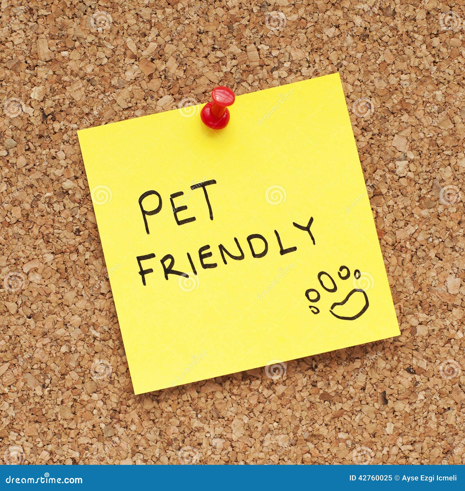 PET FRIENDLY stock image. Image of animal, message, sign - 42760025