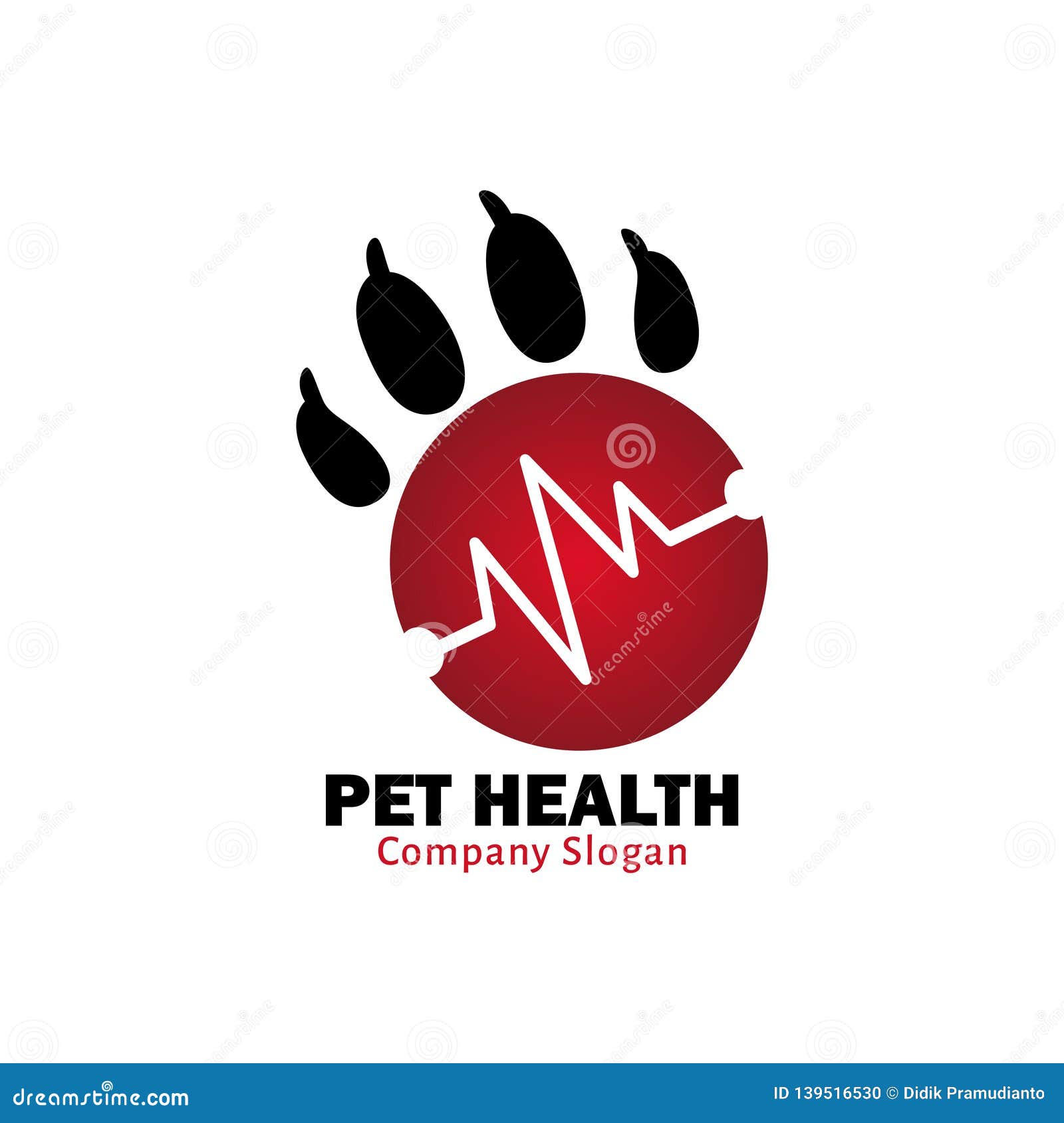 Pet health for healthy pet stock vector. Illustration of foot - 139516530