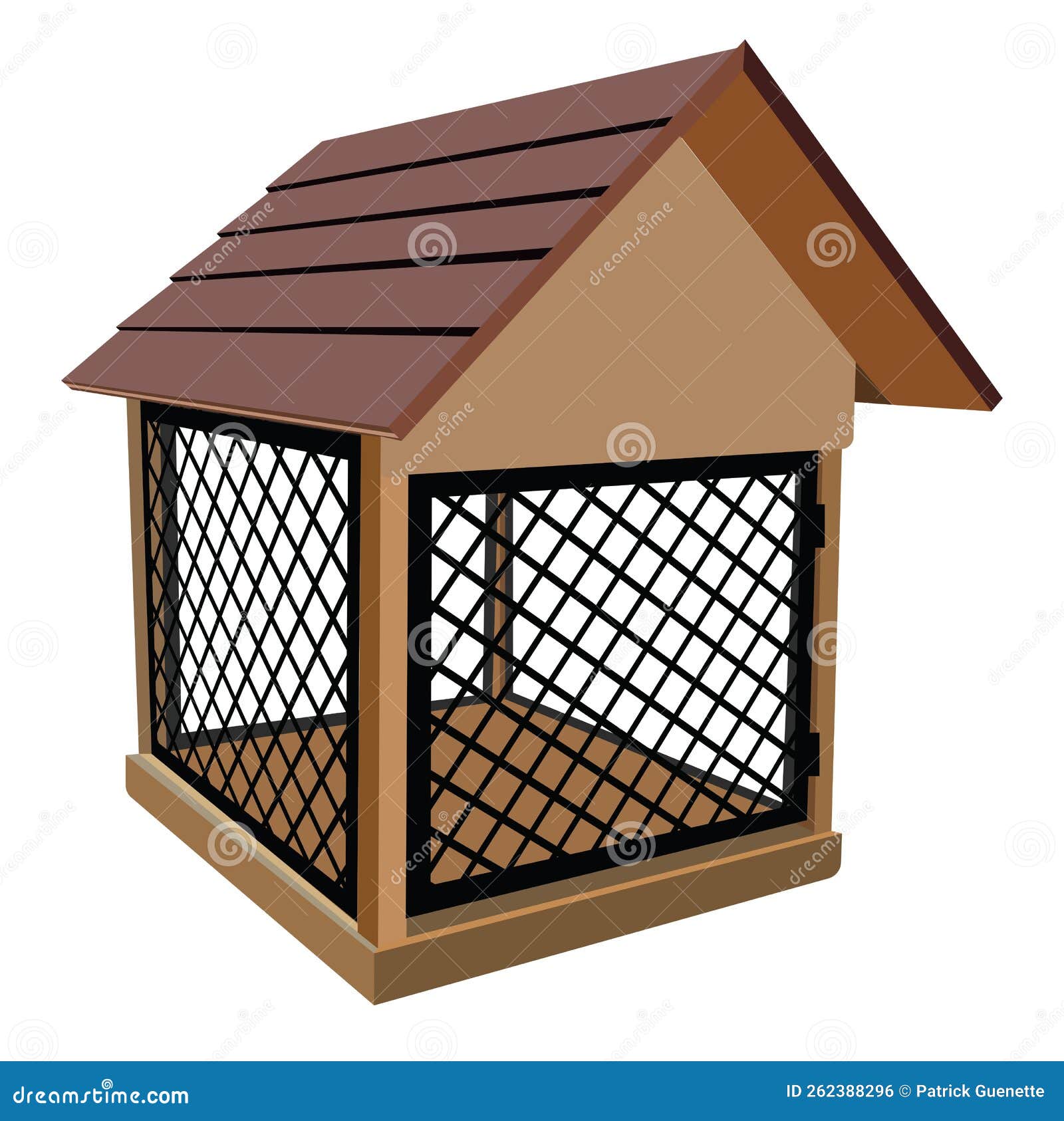 Pet house, icon stock vector. Illustration of vector - 262388296