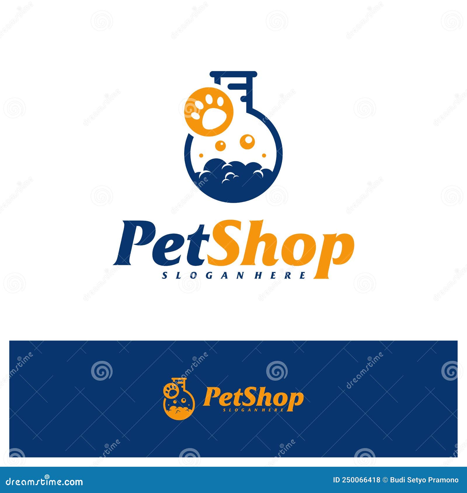 Pet Lab Logo Design Template. Pet Logo Concept Vector Stock ...