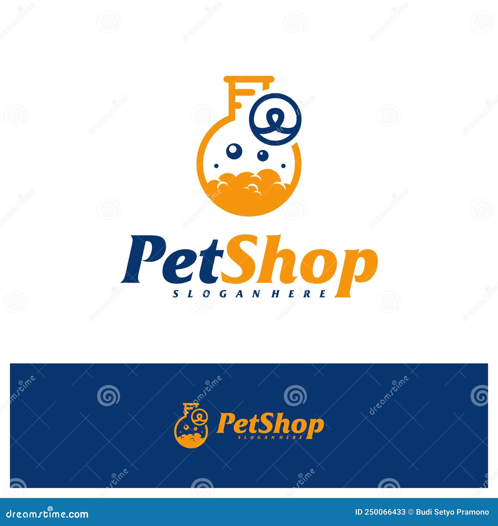 Pet Lab Logo Design Template. Pet Logo Concept Vector Stock ...