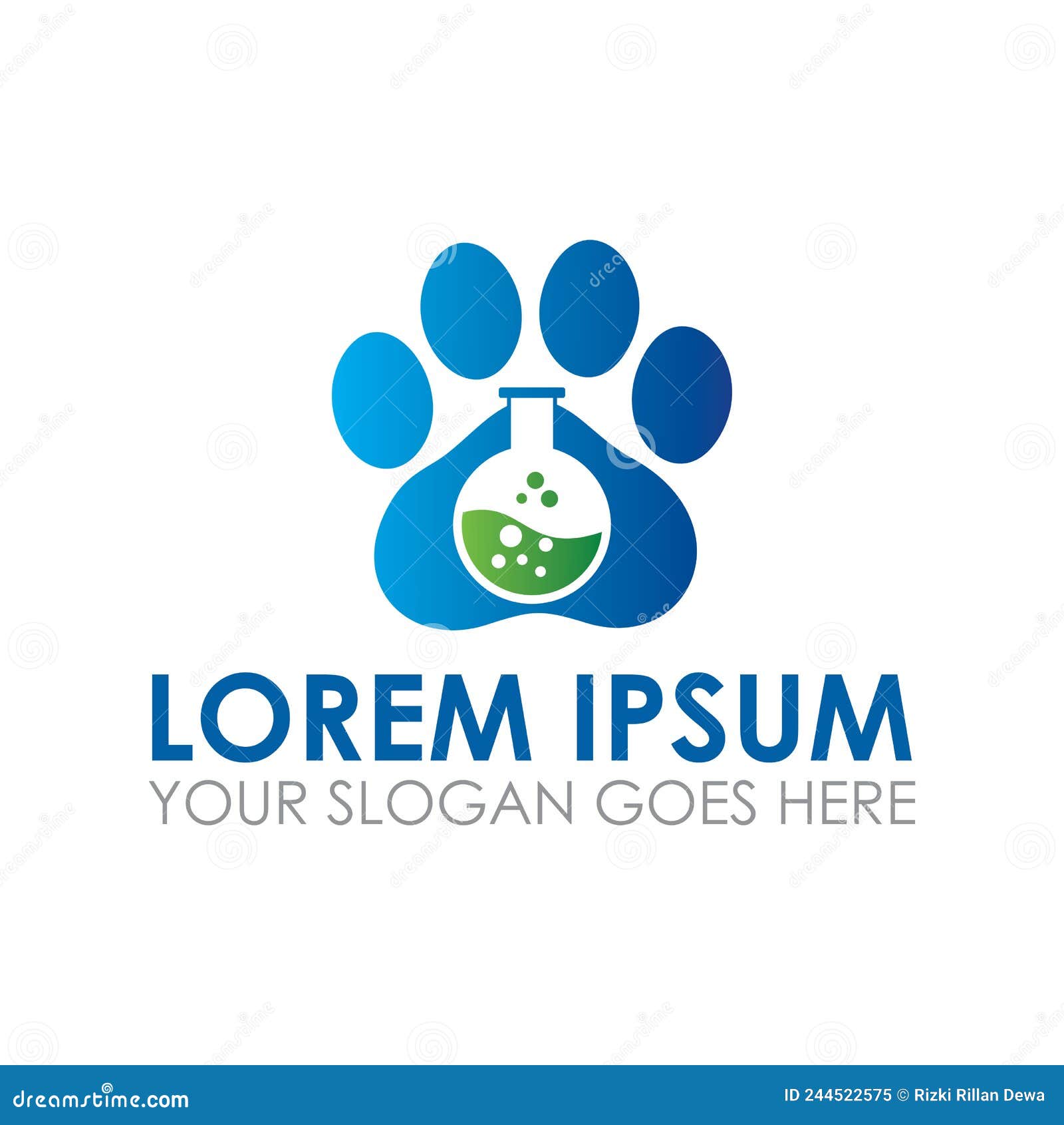 Pet Lab Vector , Pet Care Logo Stock Vector - Illustration of chemistry ...