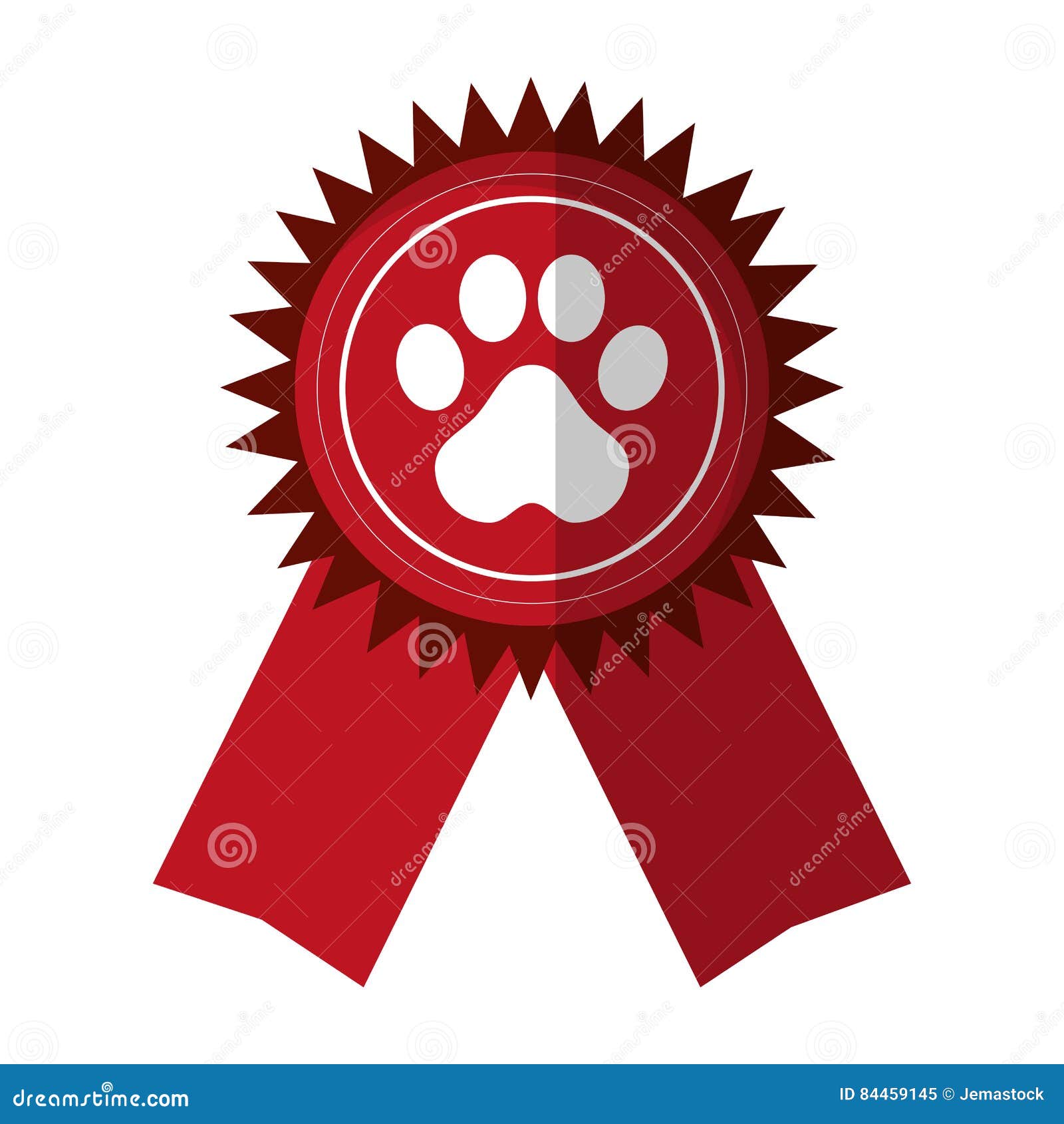 Pet medal icon stock vector. Illustration of prize, winner - 84459145