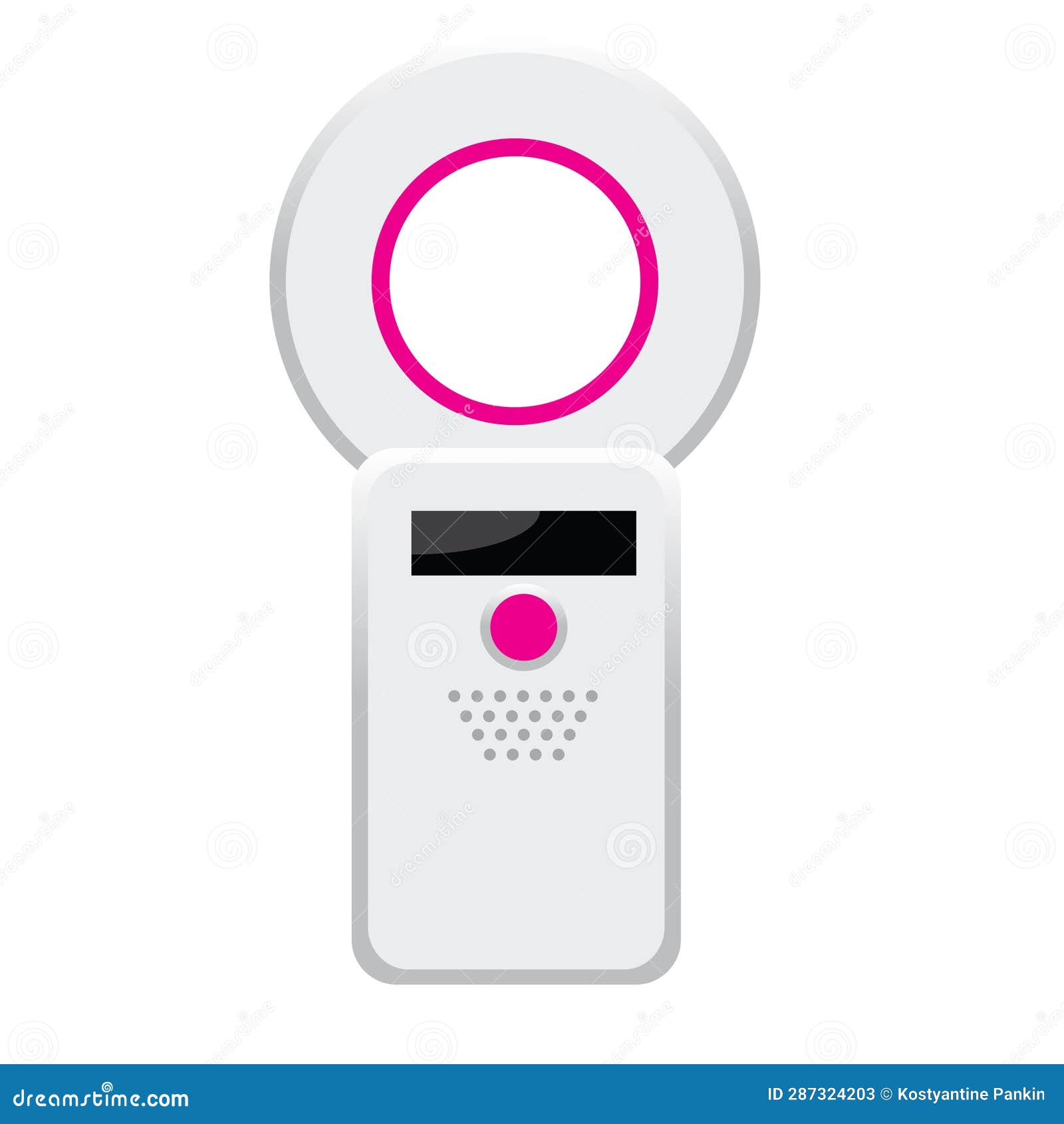 Pet Microchip Scanner stock vector. Illustration of engineering - 287324203