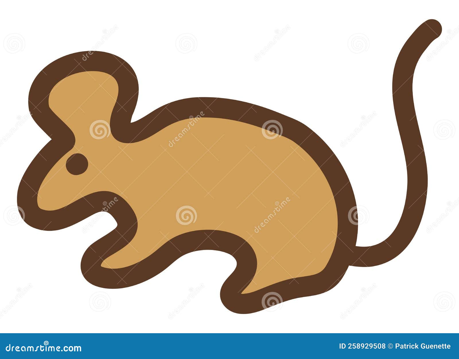 Pet mouse, icon stock vector. Illustration of icon, wildlife - 258929508