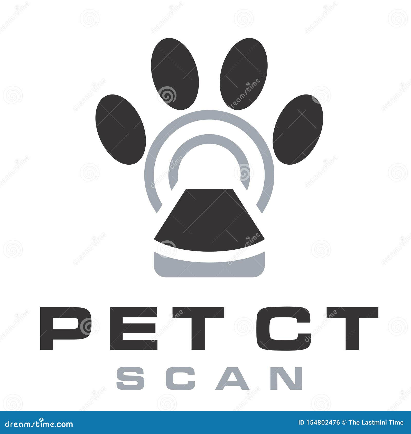 Pet scan logo concept stock vector. Illustration of medical - 154802476