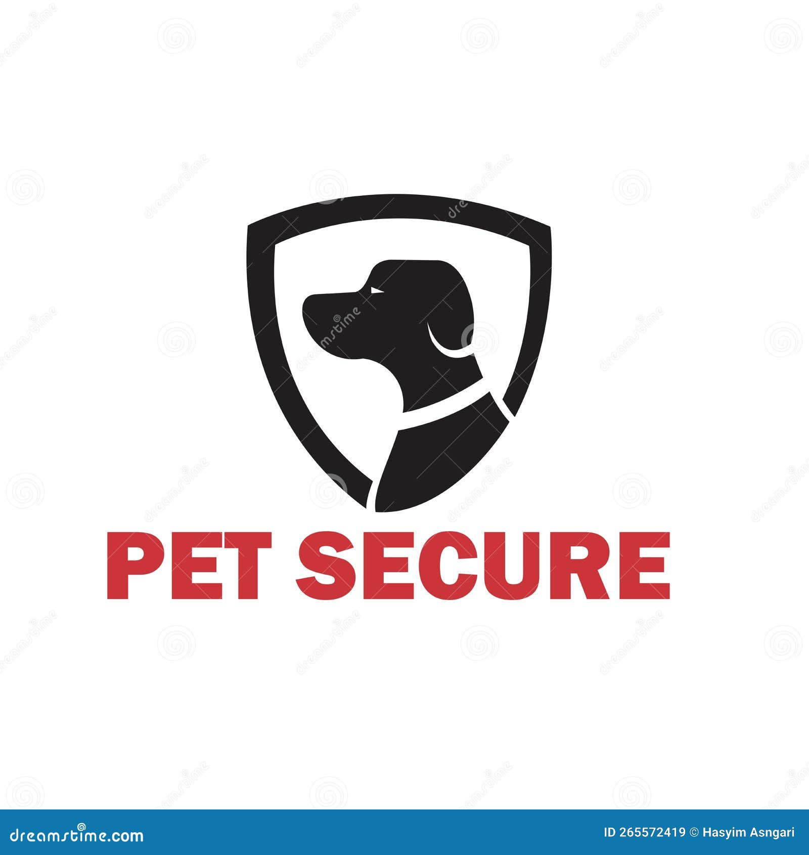 Pet Secure Logo Design Vector Stock Vector - Illustration of business ...