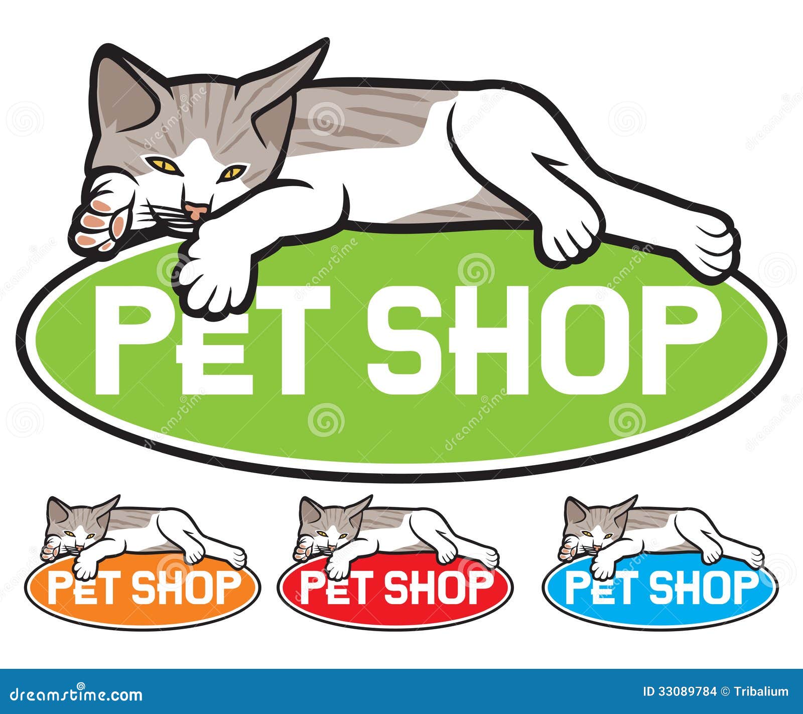 Pet shop label stock vector. Illustration of sale, parrot - 33089784
