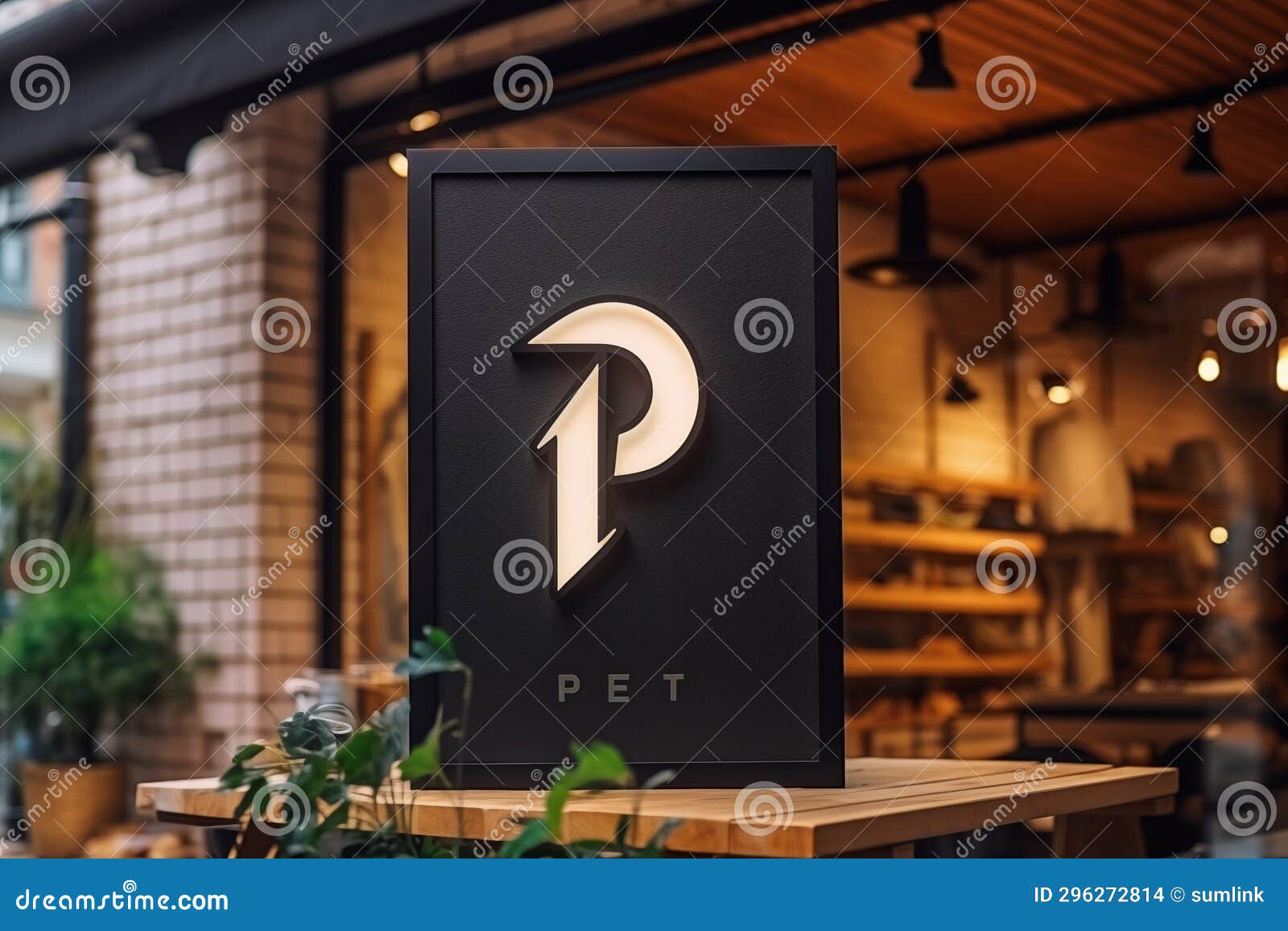 Pet shop sign logo stock illustration. Illustration of brand - 296272814
