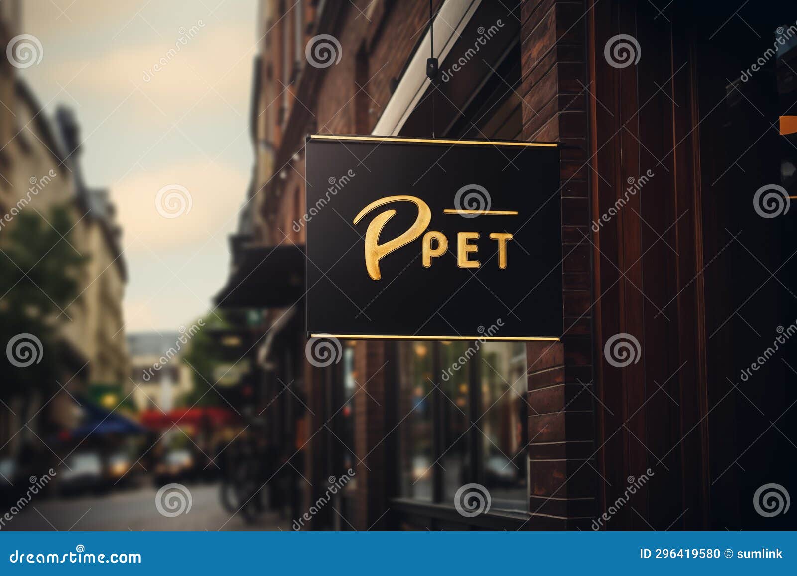 Pet shop sign logo stock illustration. Illustration of logo - 296419580