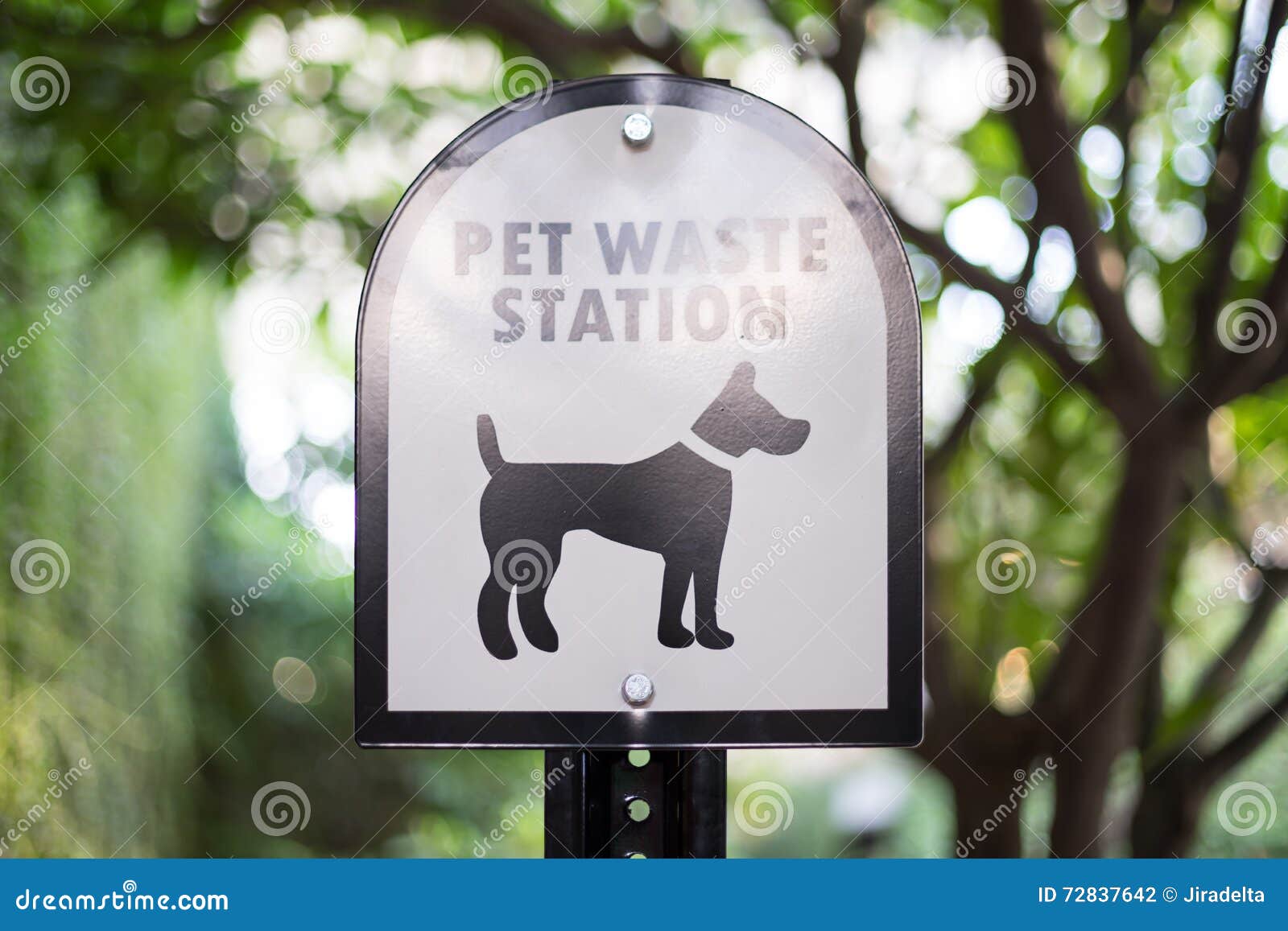 Pet Waste Warning Sign stock photo. Image of scoop, symbol - 72837642