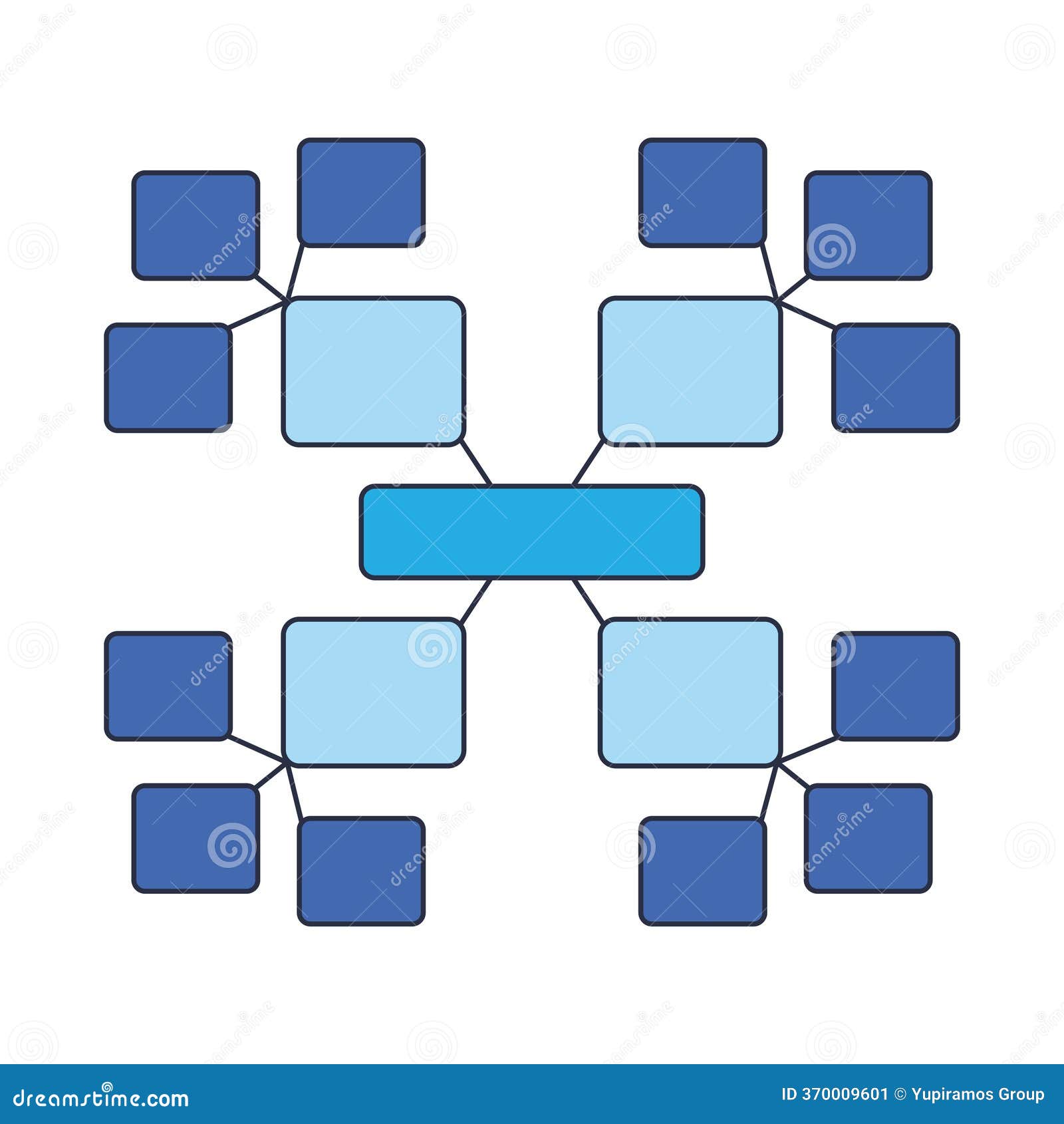 Peta Minda Circular Flow Vector Illustration | CartoonDealer.com #365471496