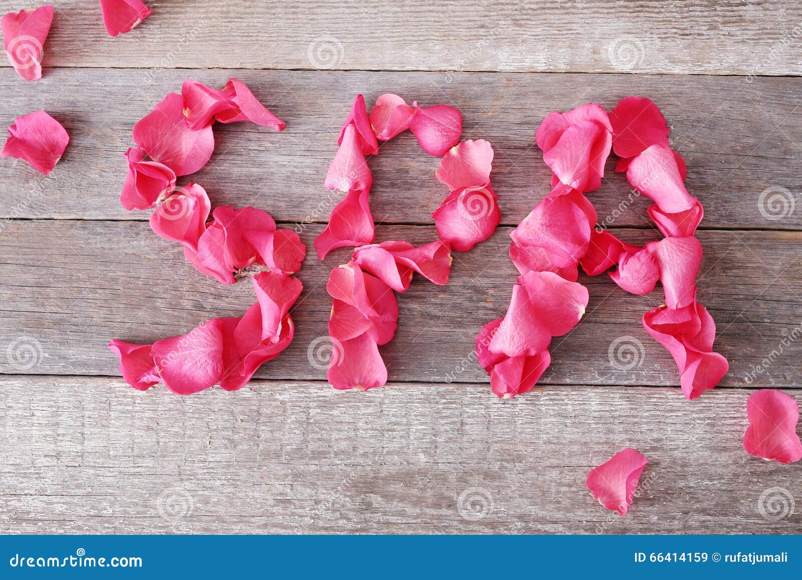 Petal words stock image. Image of letter, rose, font - 66414159