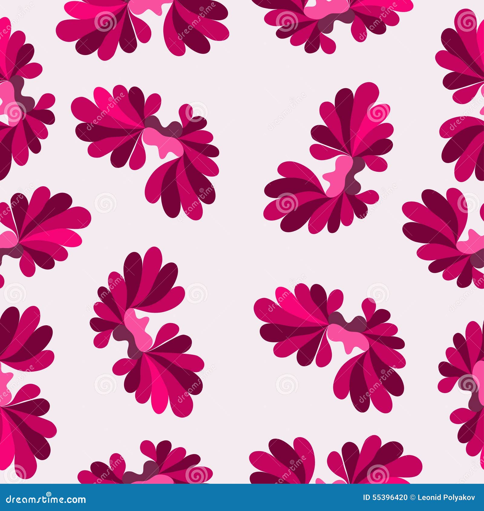 Petals Pink Pattern Colorful Abstract Background Stock Vector ...