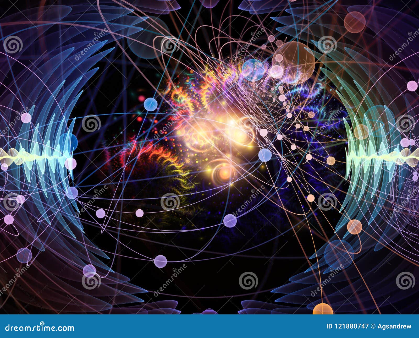 Petals of Radial Oscillation Stock Illustration - Illustration of ...