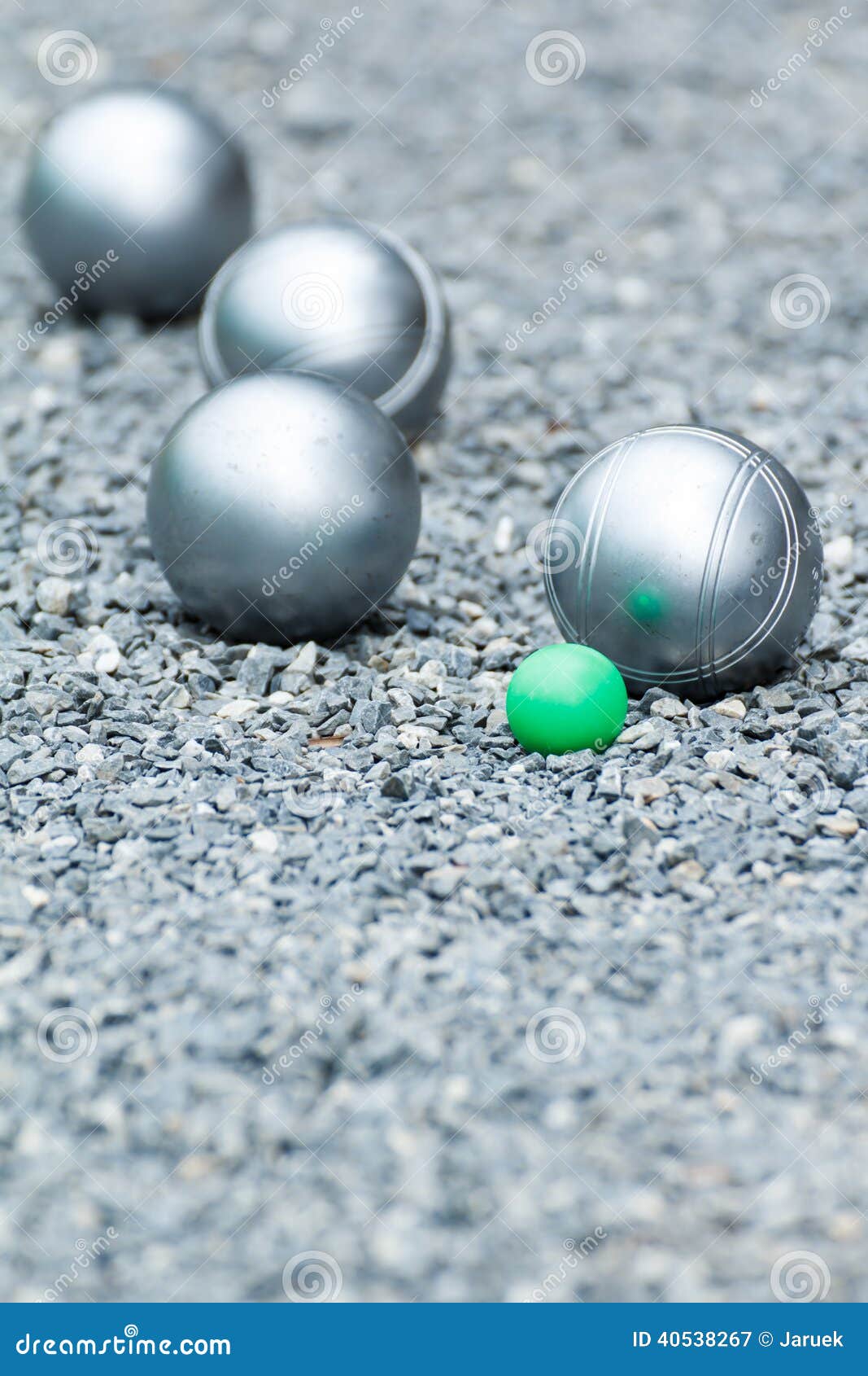 Petanque ball stock image. Image of jack, outside, competition - 40538267