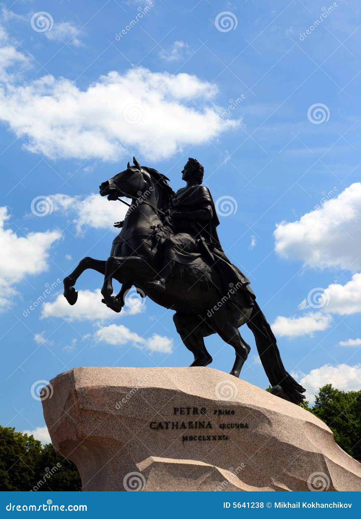 Peter 1 Monument in Saint-petersburg Stock Photo - Image of russia ...