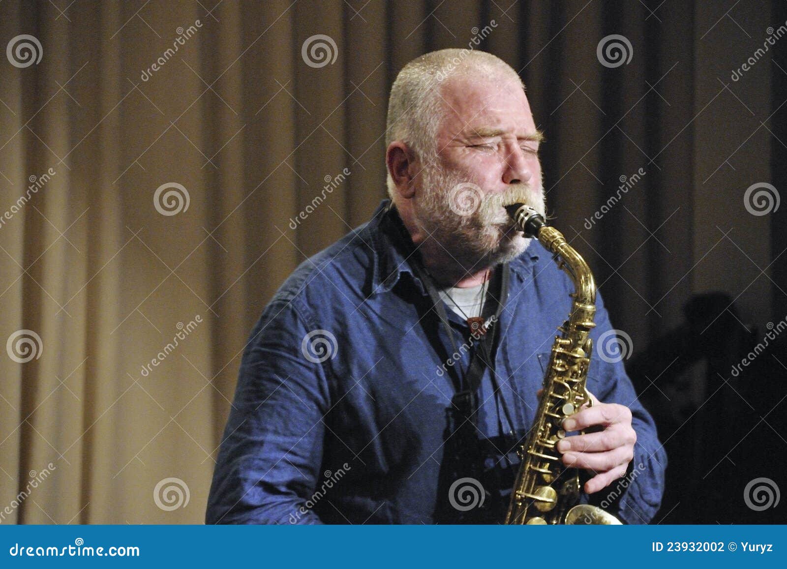 Peter Brotzmann fotografia editorial. Imagem de famoso - 23932002