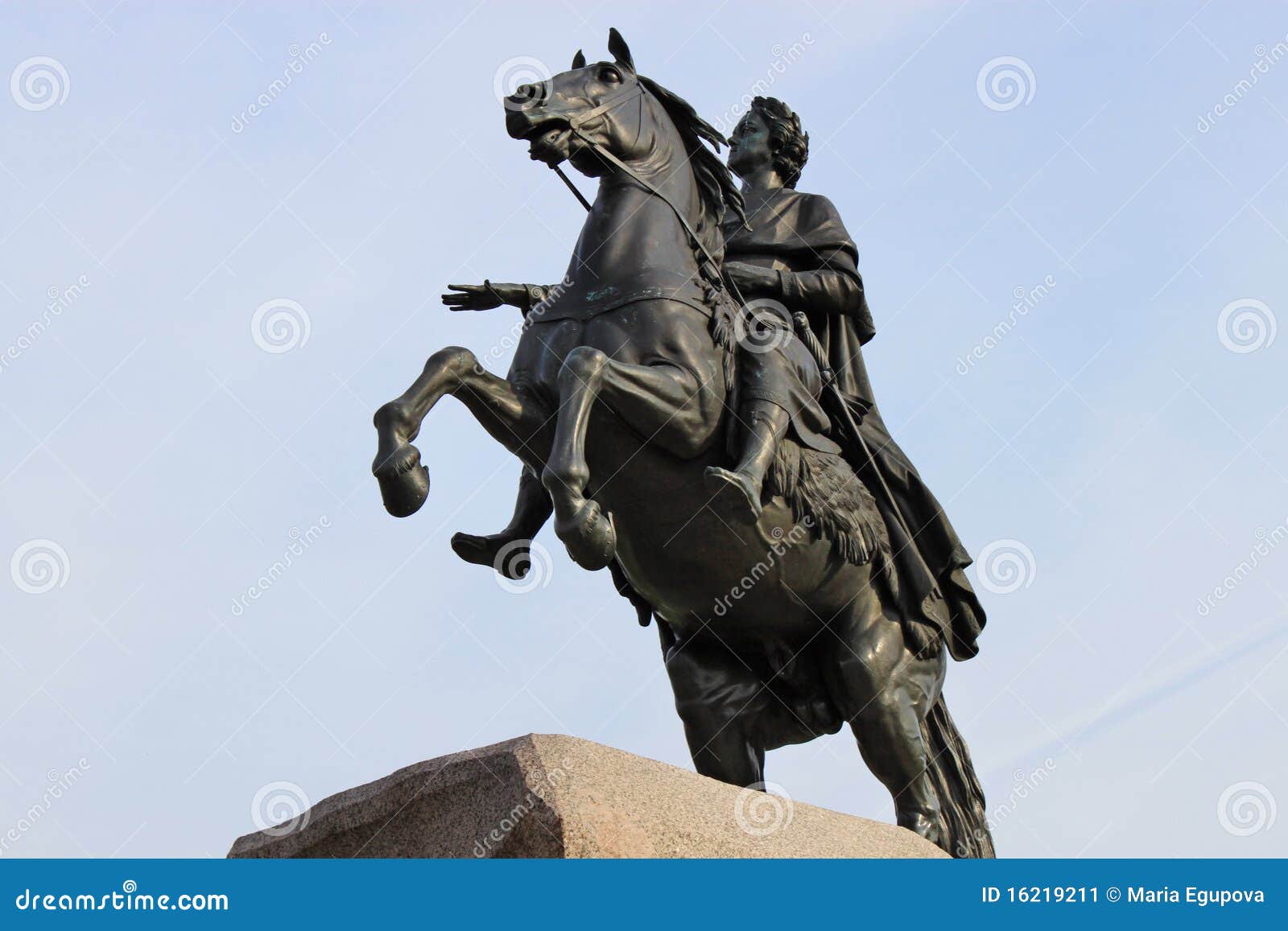 Peter the First stock image. Image of horse, equestrian - 16219211
