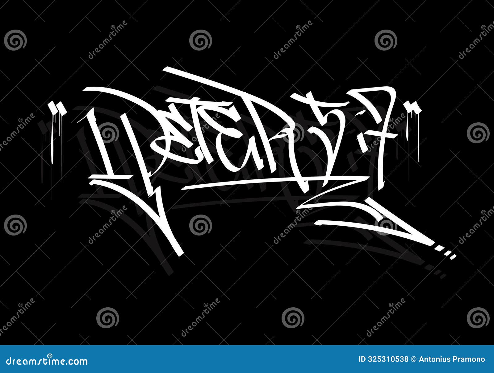 1 Peter 5 7 Graffiti Tag Style Design Stock Vector - Illustration of ...