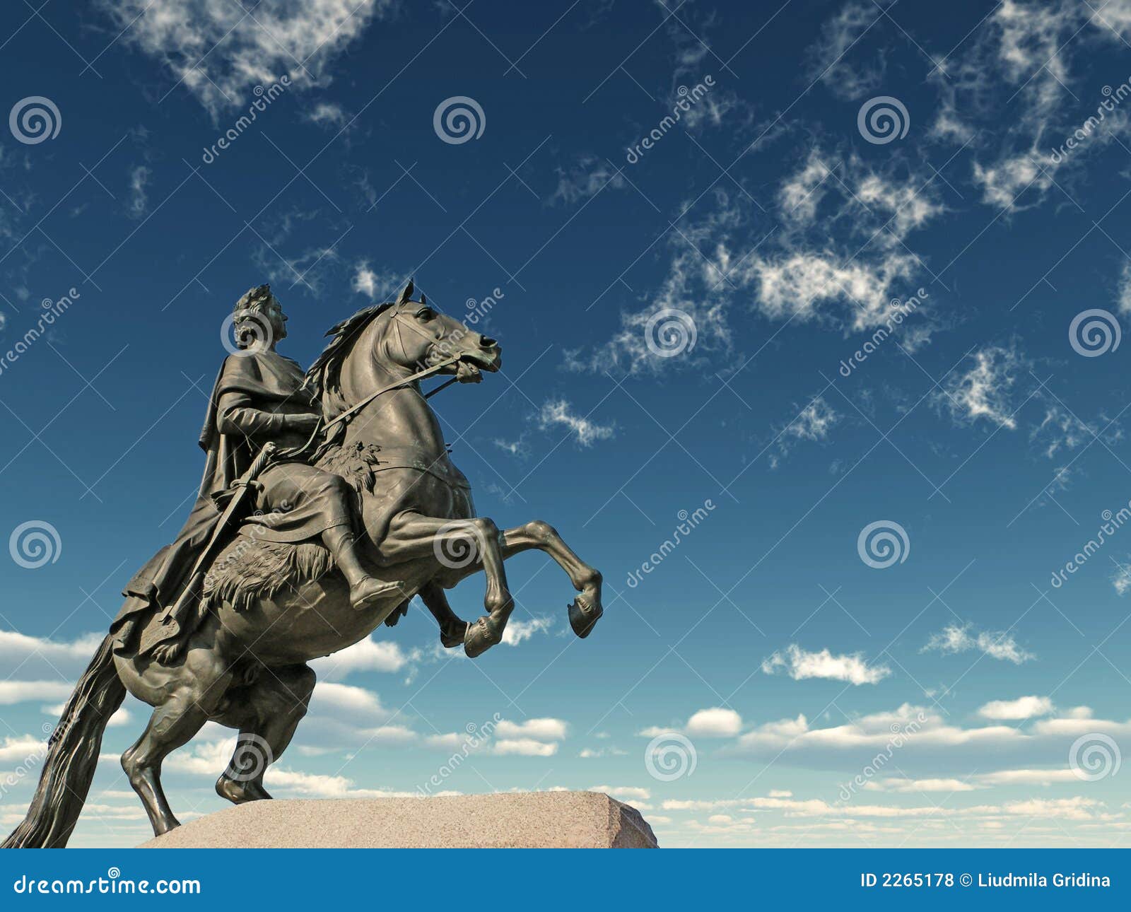 Peter_HA stock photo. Image of monument, rider, great - 2265178