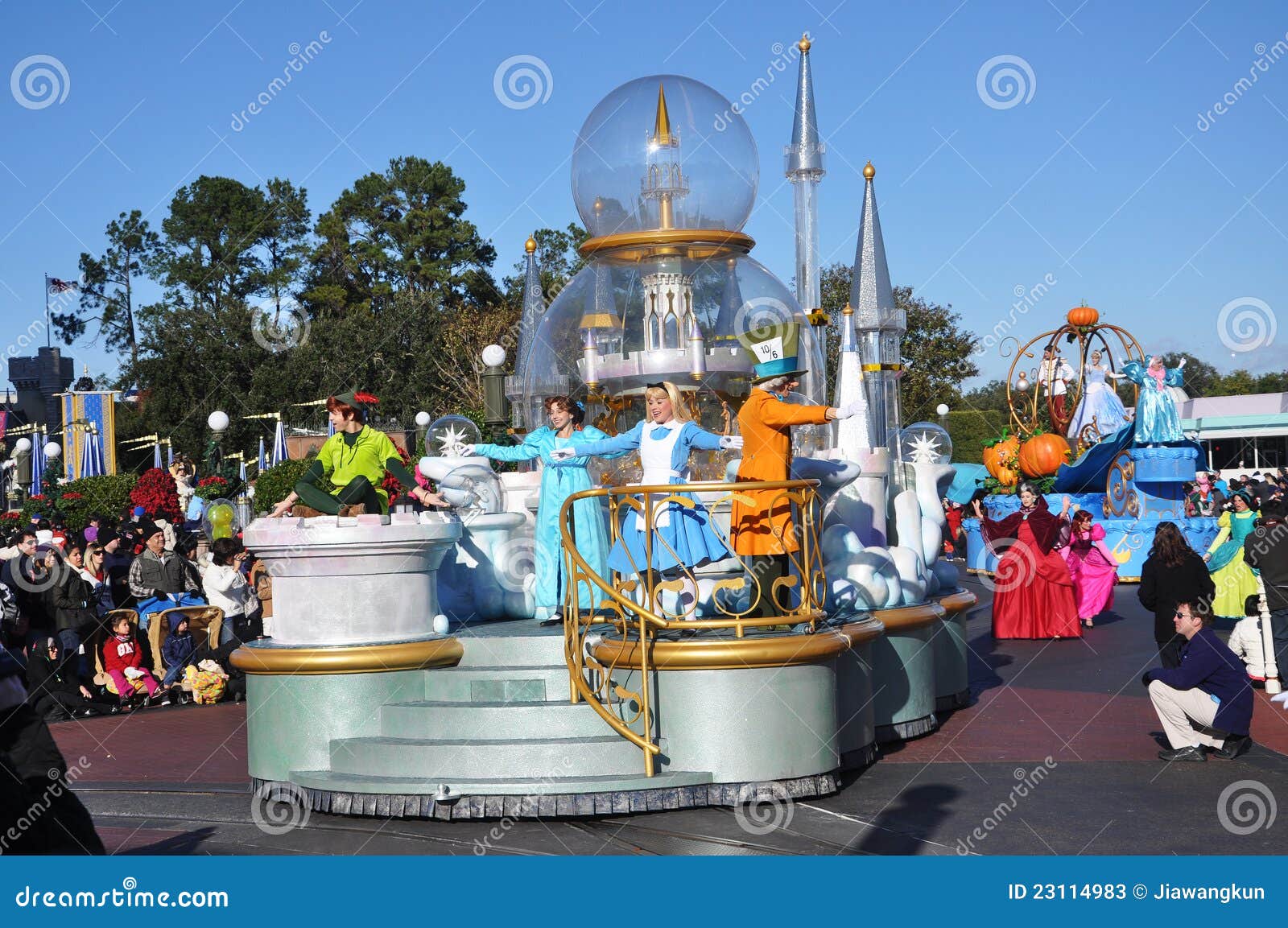 Peter Pan Parade Float in Disney World Orlando Editorial Stock Photo ...