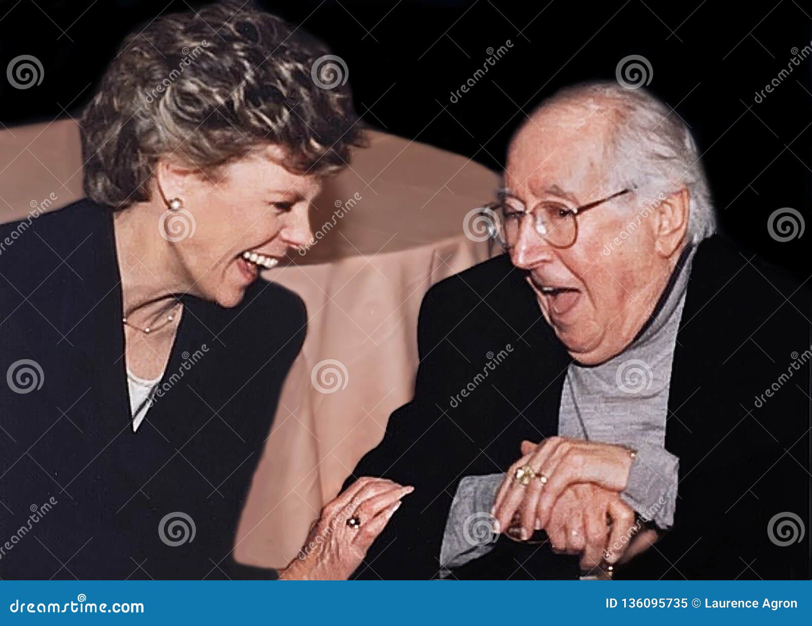 Peter Rodino Et Cokie Roberts Image éditorial - Image du réconfortant ...