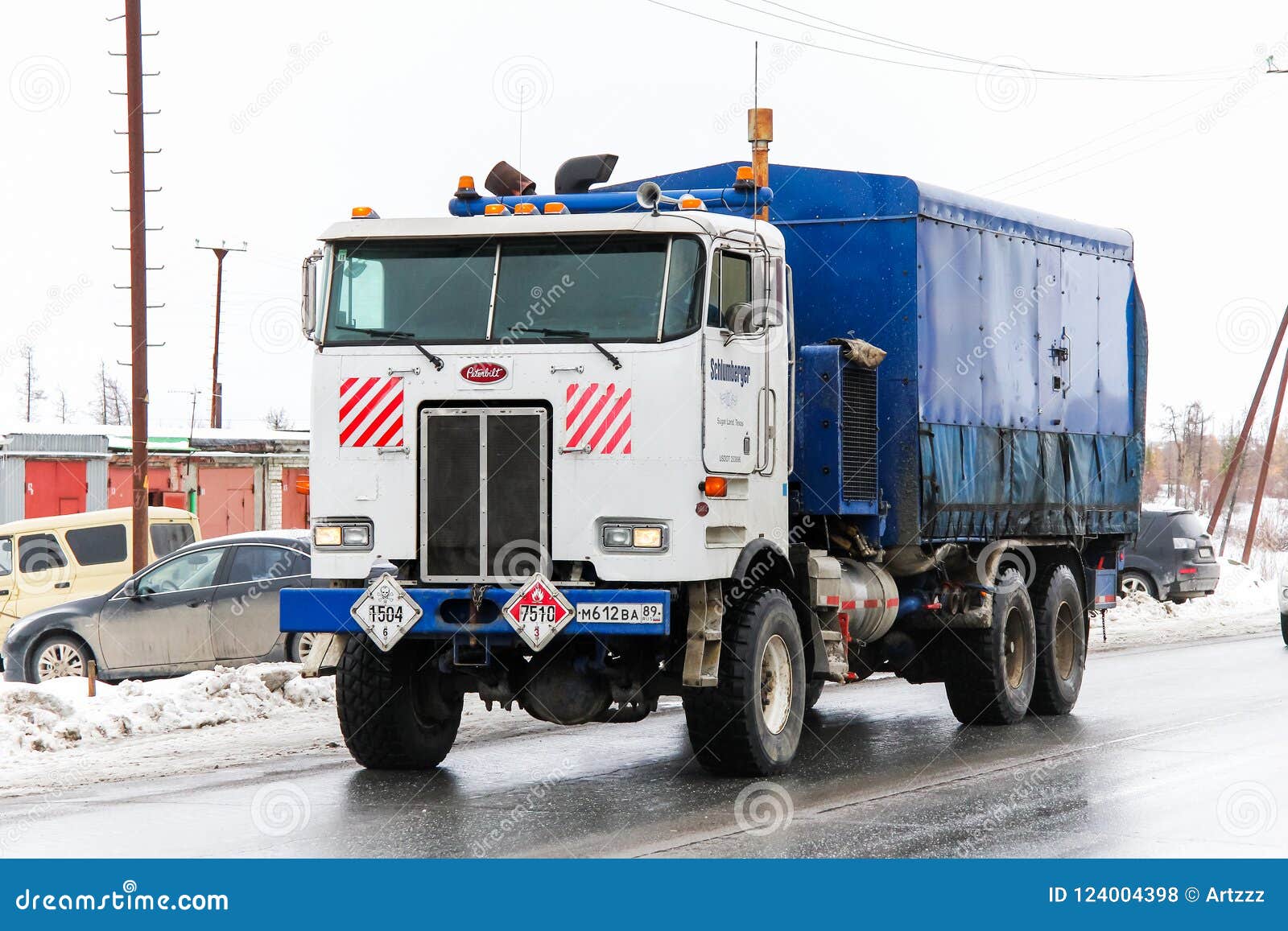 Peterbilt 362 foto de archivo editorial. Imagen de rusia - 124004398
