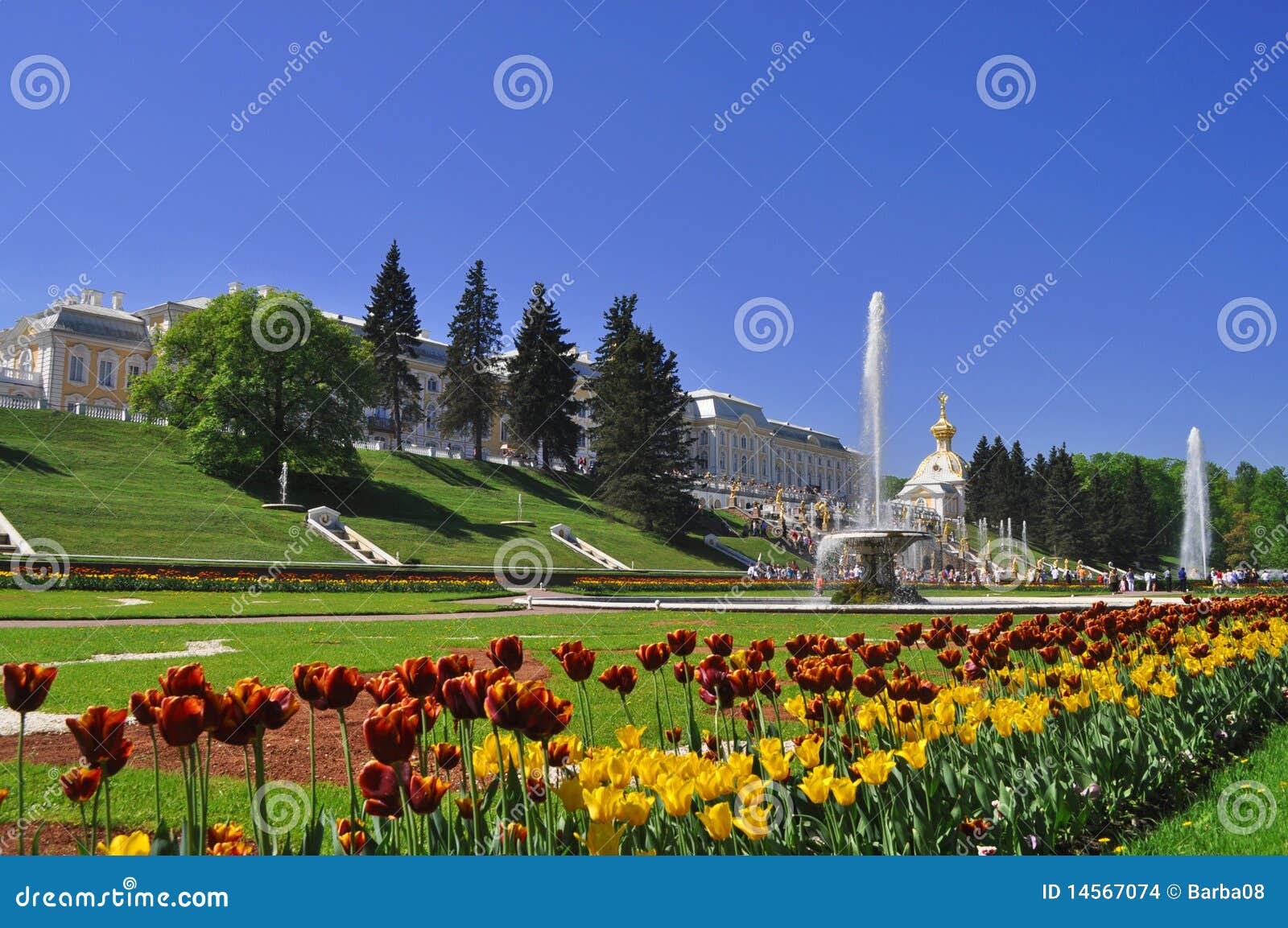 Petergof stock photo. Image of palace, architecture, tourism - 14567074
