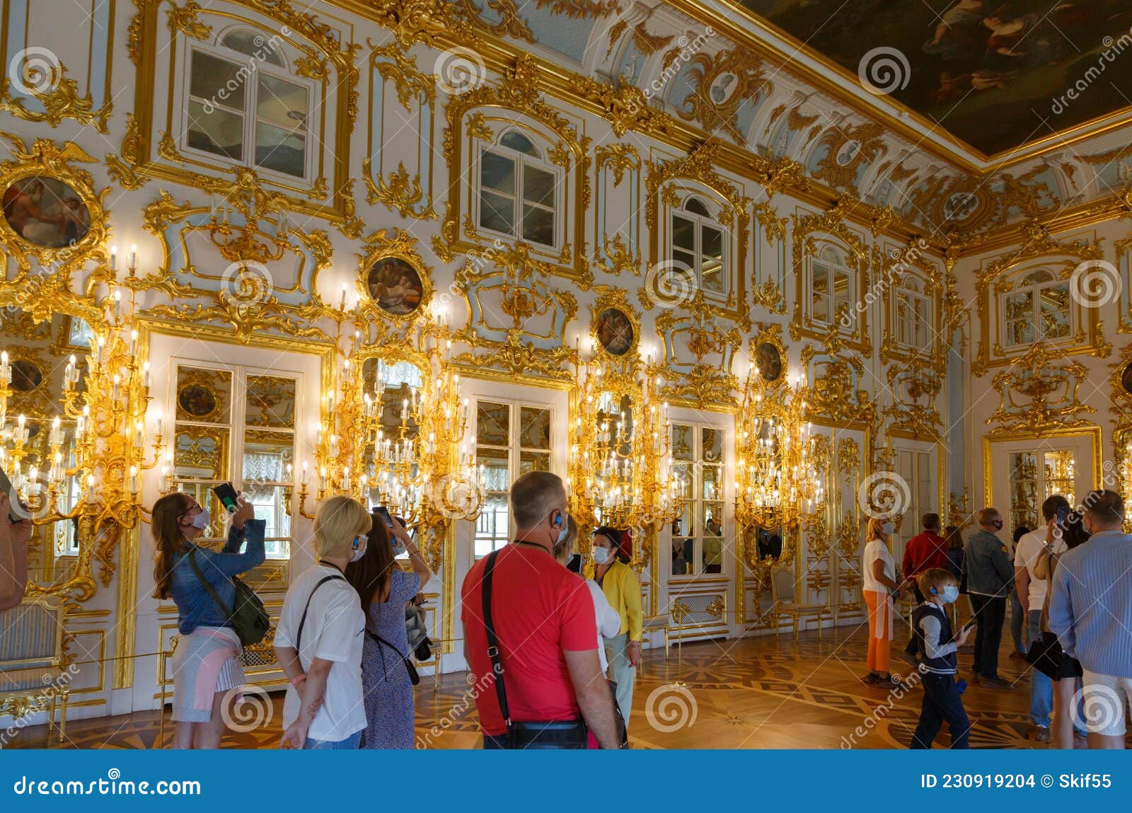 Peterhof. Great Peterhof Palace Editorial Stock Image - Image of luxury ...