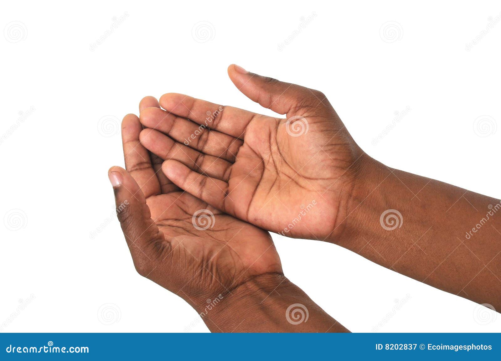 Petición De Las Manos Africanas Imagen de archivo - Imagen de africano ...