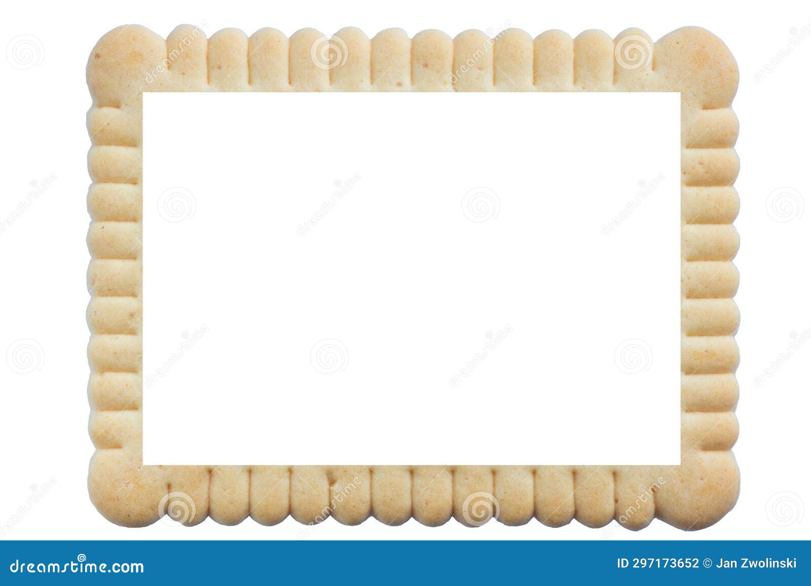 Petit-beurre biscuit frame stock photo. Image of blank - 297173652