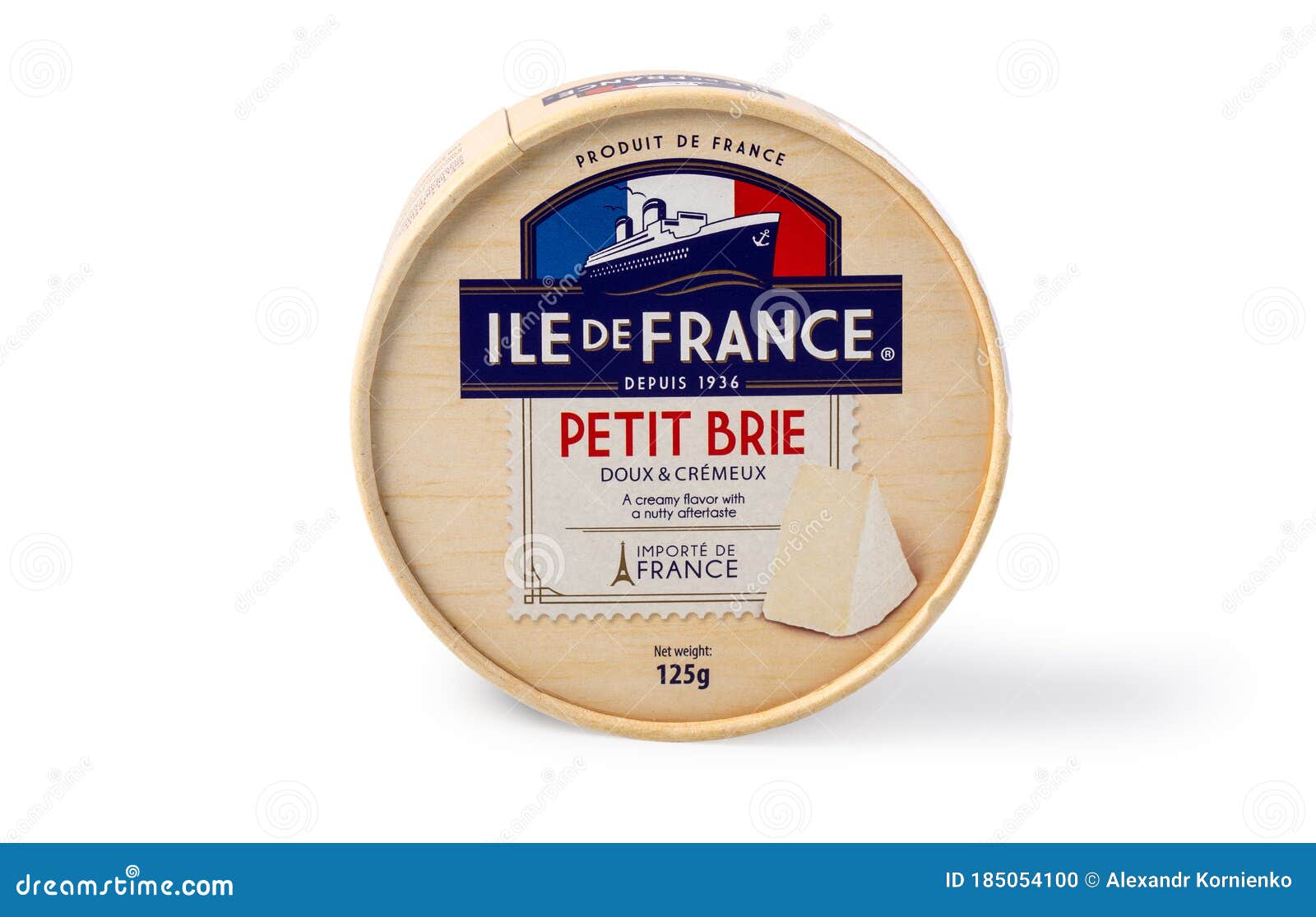 Petit Brie Package on White Editorial Image - Image of breakfast ...
