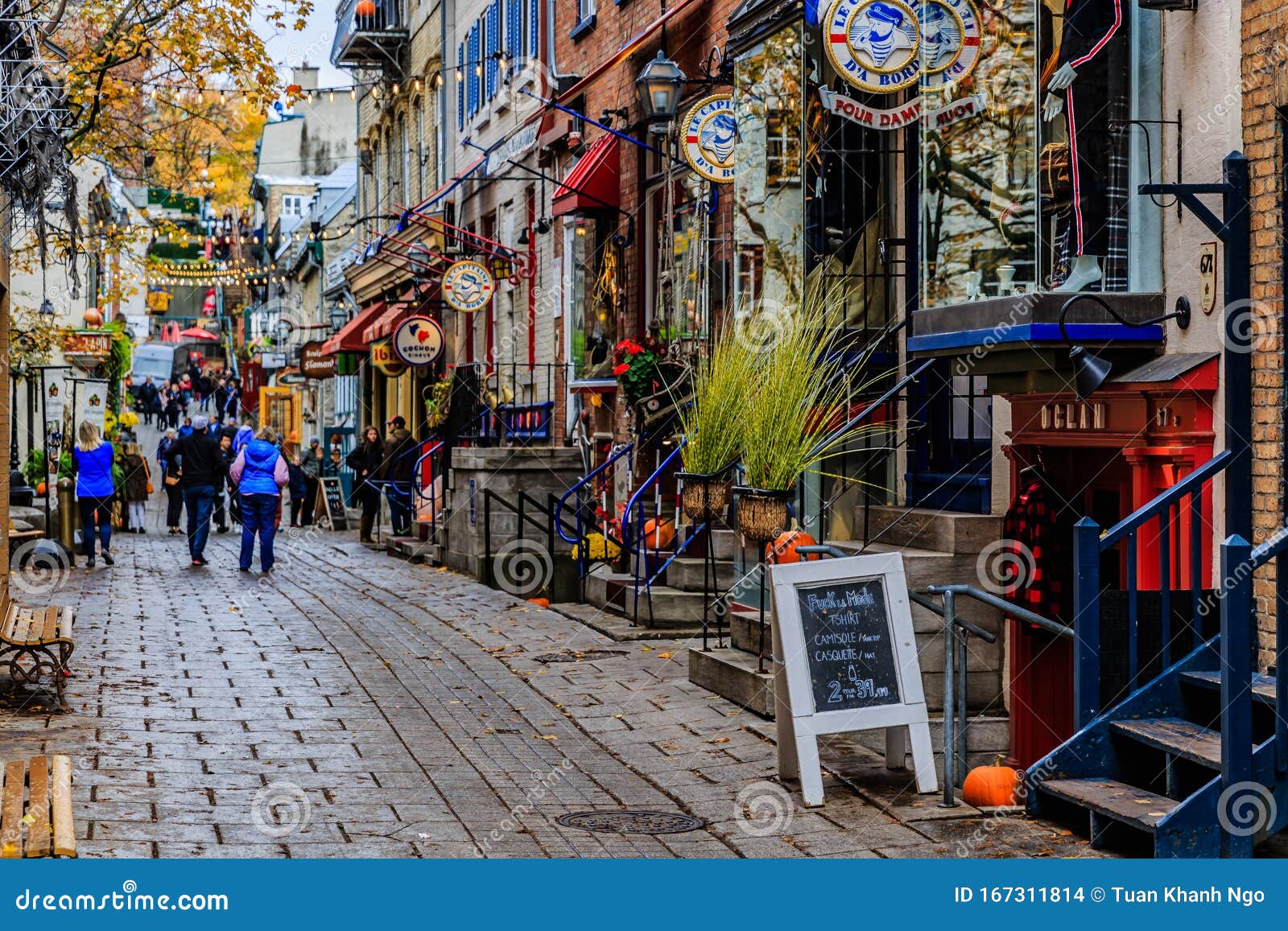 Petit Champlain Quartier, Quebec City, Old Quebec City, Quebec, Canada ...