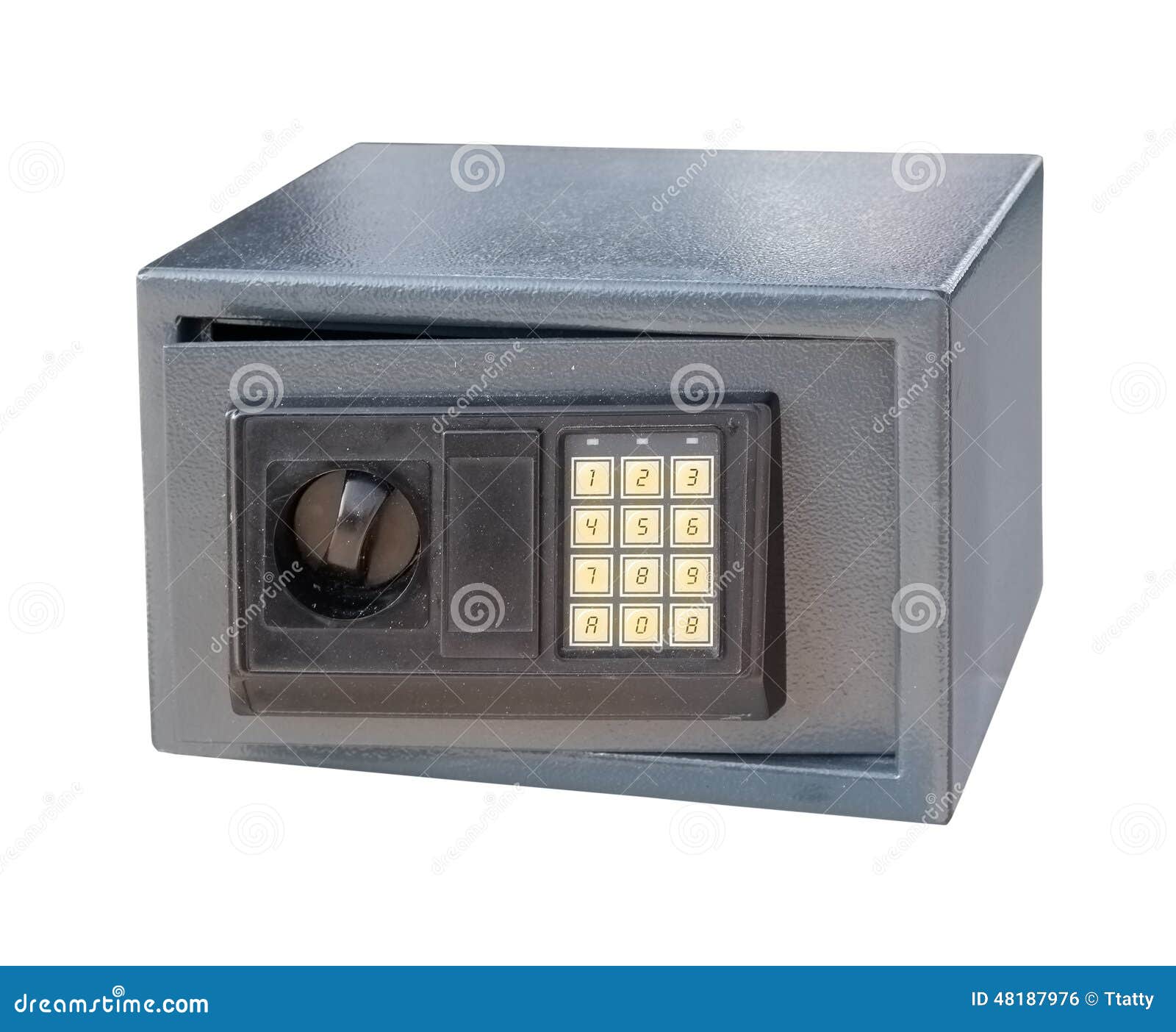 Petit coffre-fort photo stock. Image du protection, petit - 48187976