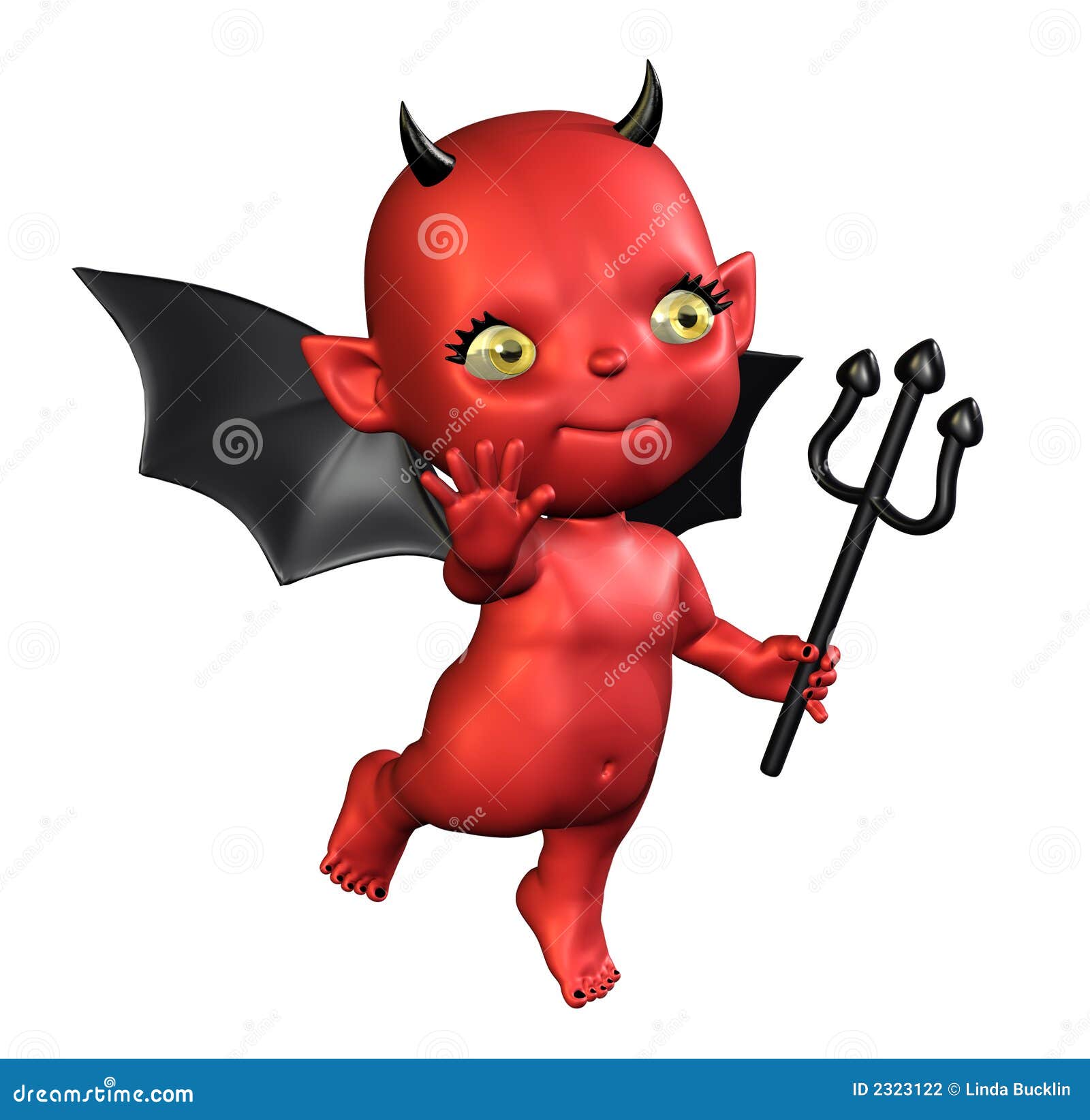 Petit diable illustration stock. Illustration du drôle - 2323122