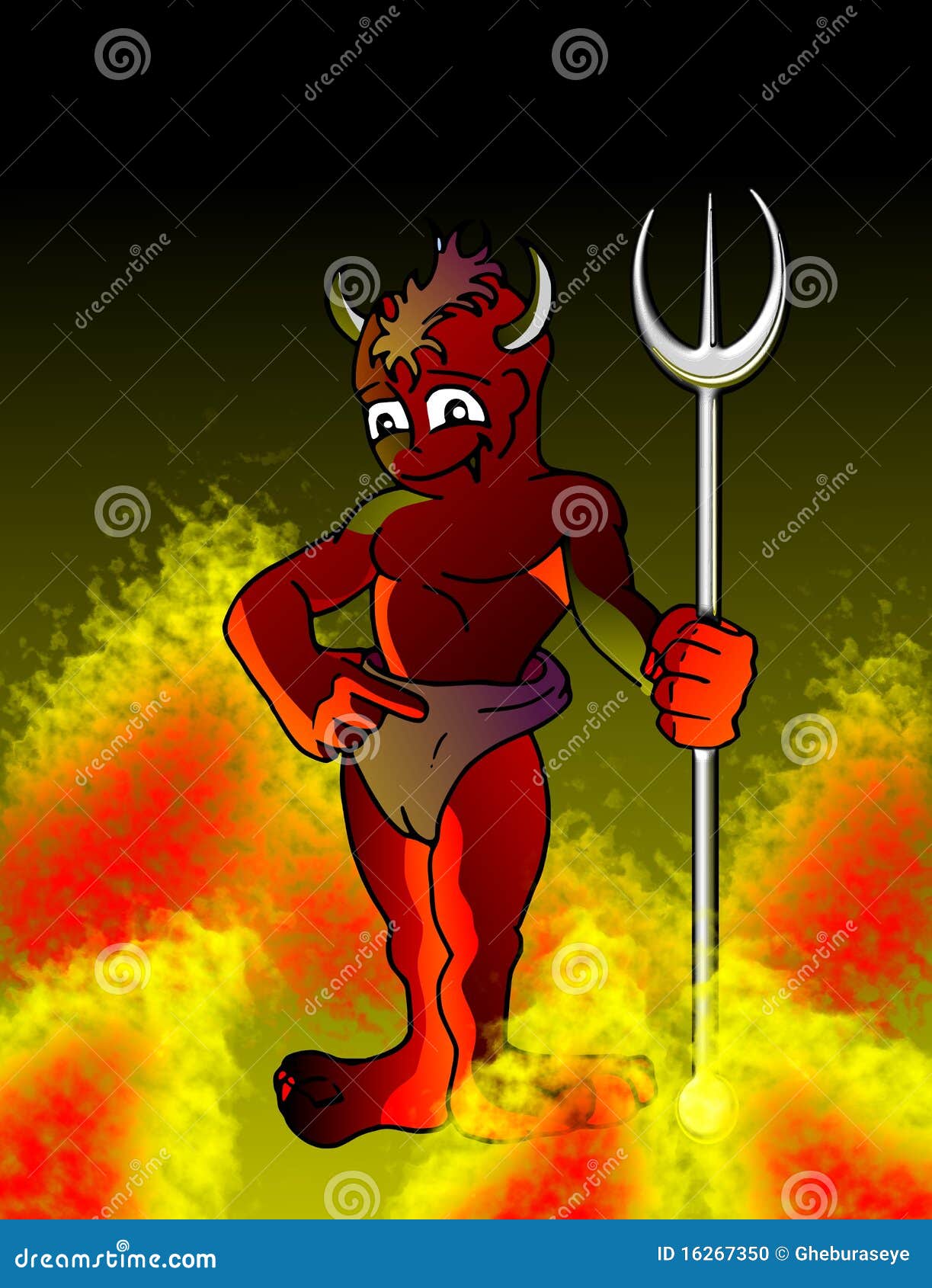 Petit diable rouge photo stock. Illustration du chéri - 16267350