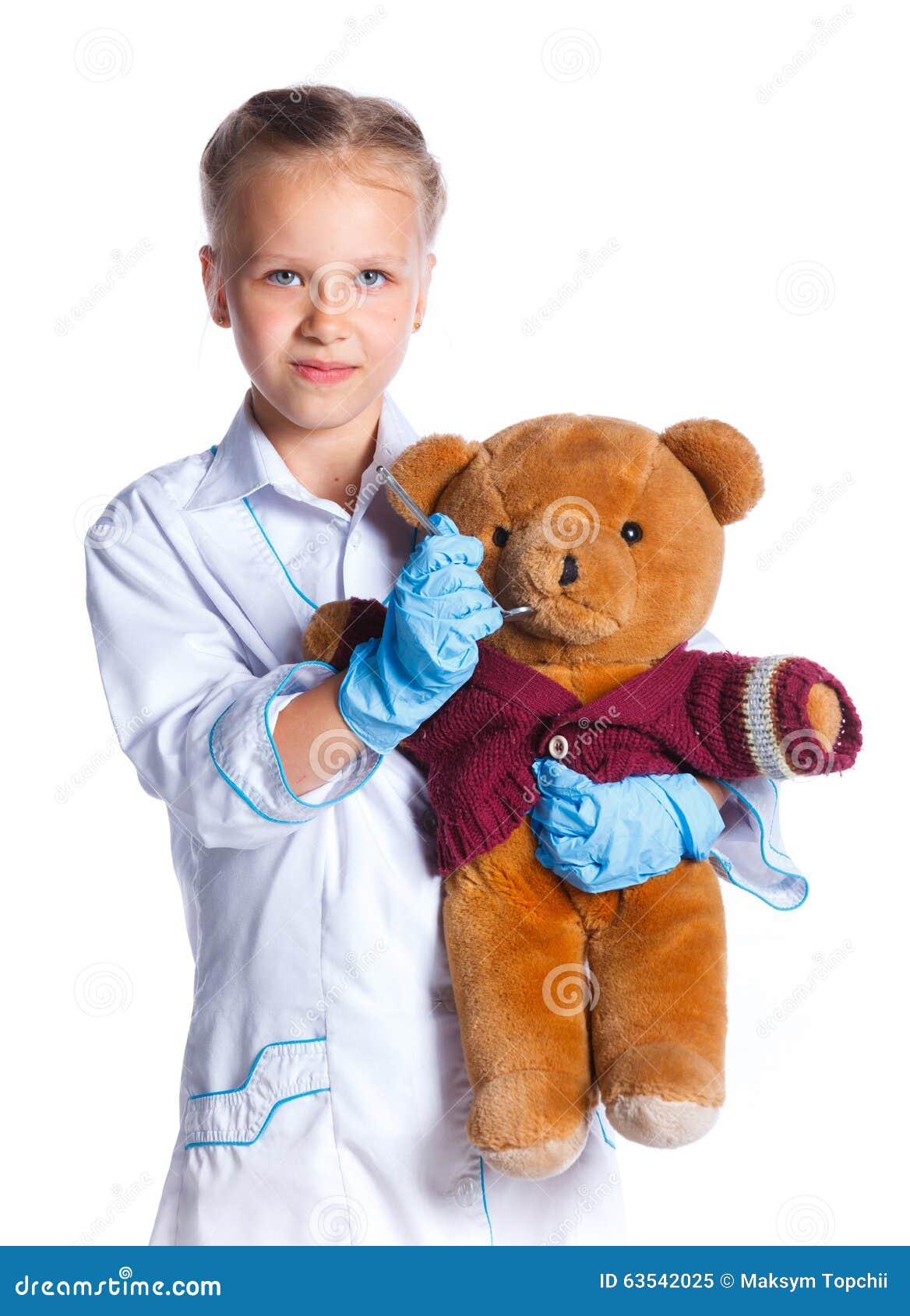 Petit docteur mignon image stock. Image du médecine, chéri - 63542025