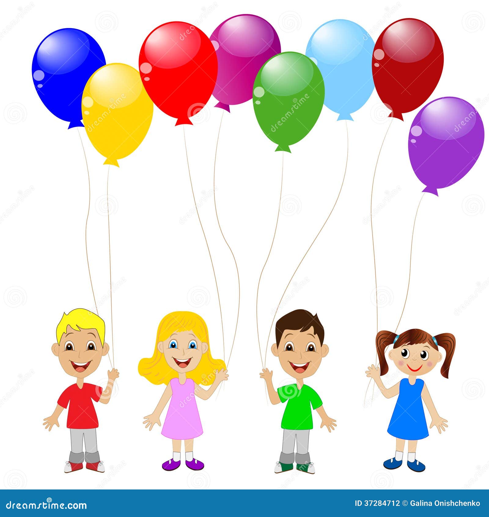 Petit Enfant Avec Le Ballon Illustration de Vecteur - Illustration du ...