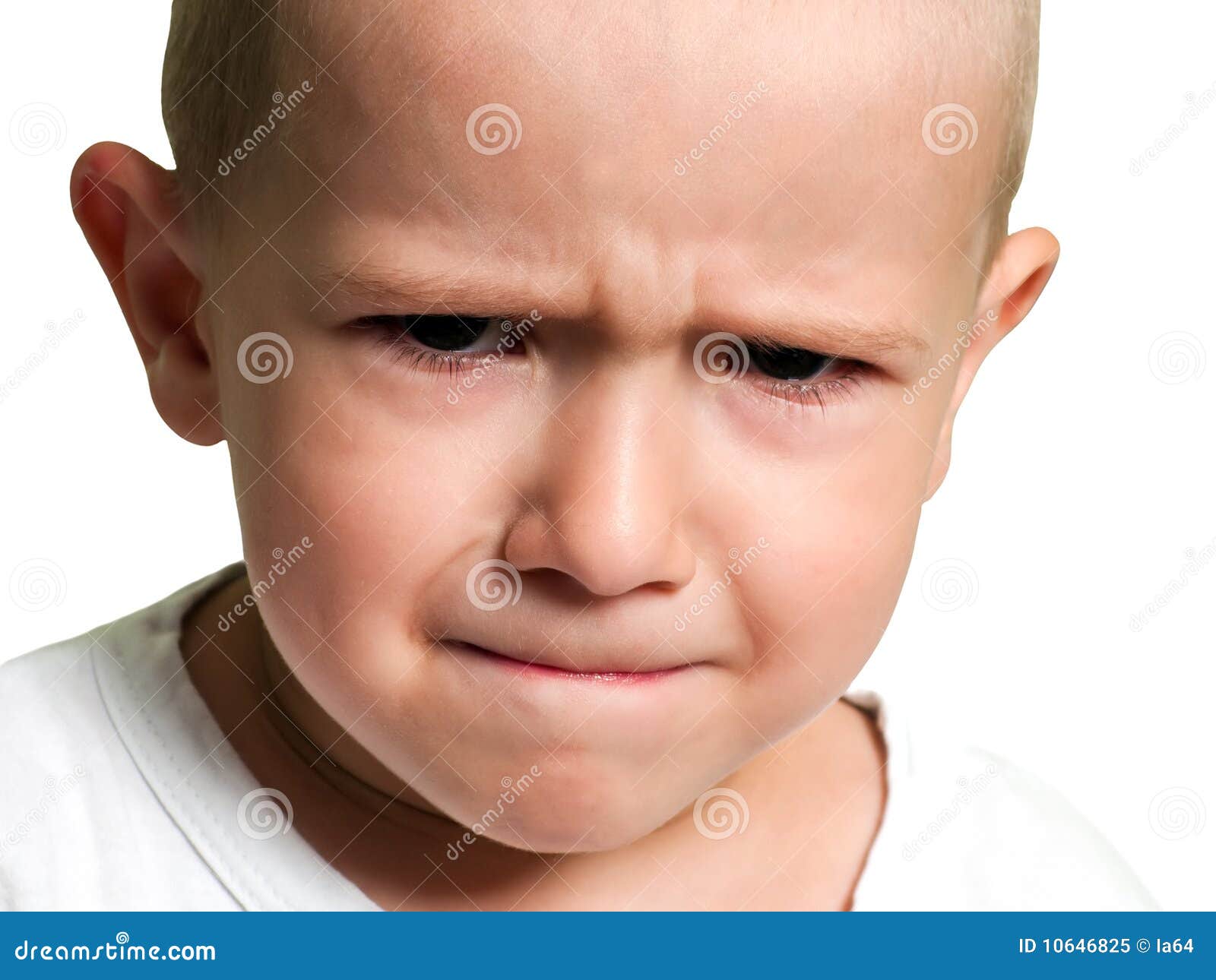 Petit Enfant Dans La Tristesse Image stock - Image du amour, négativité ...