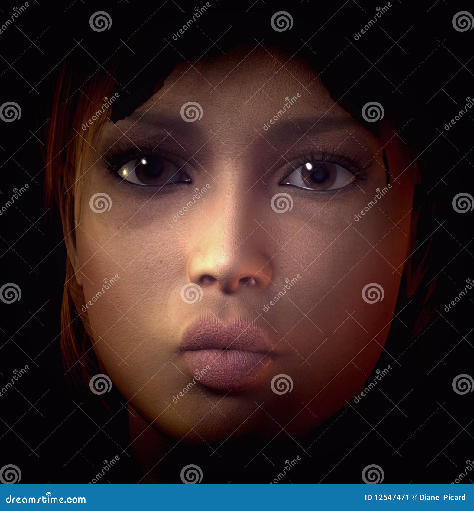 Petit orphelin illustration stock. Illustration du languettes - 12547471